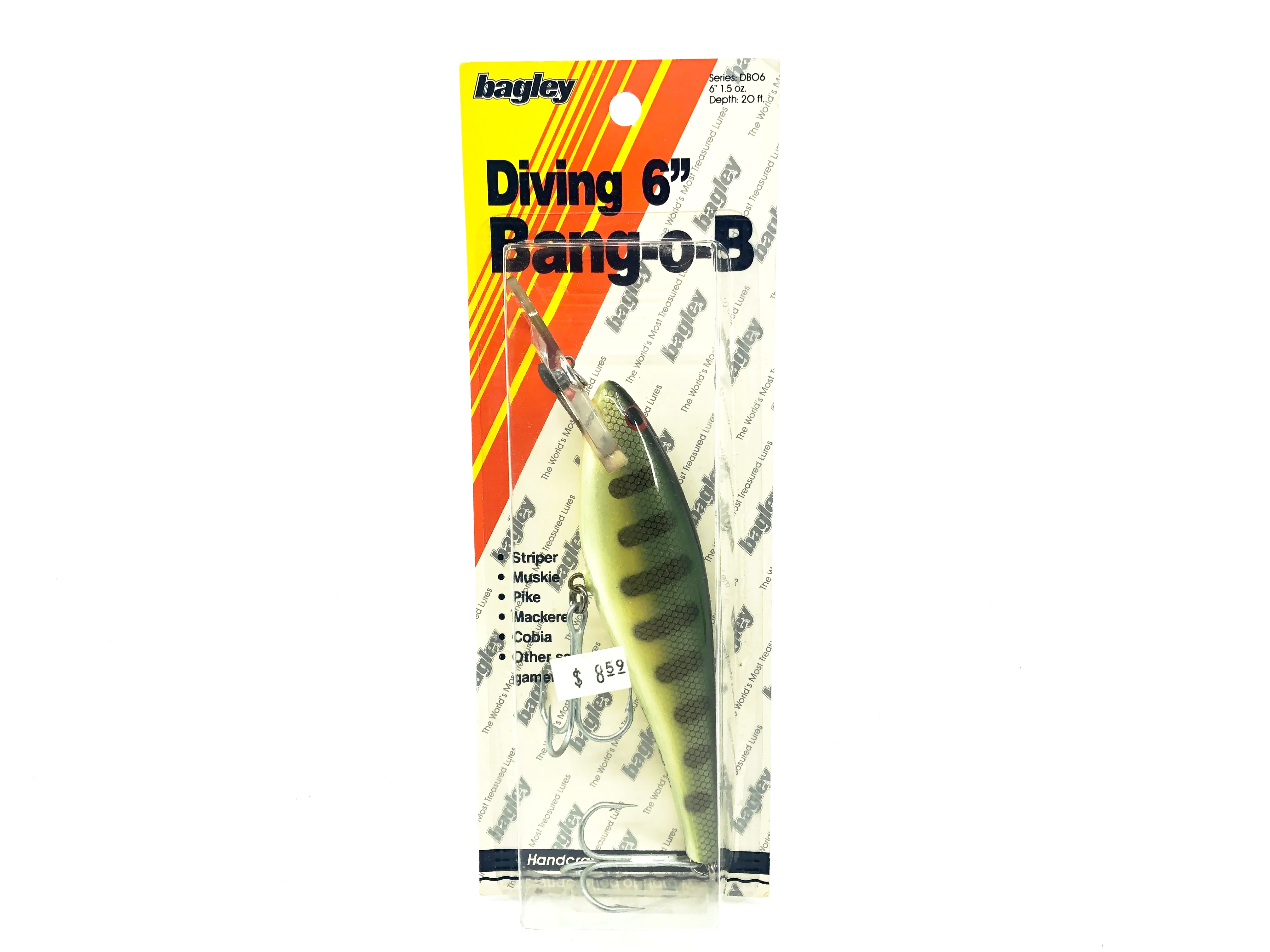 Bagley DB06 PR4 Perch/White Belly Color, Winter Haven Bait on Card - R – My Bait Shop, LLC