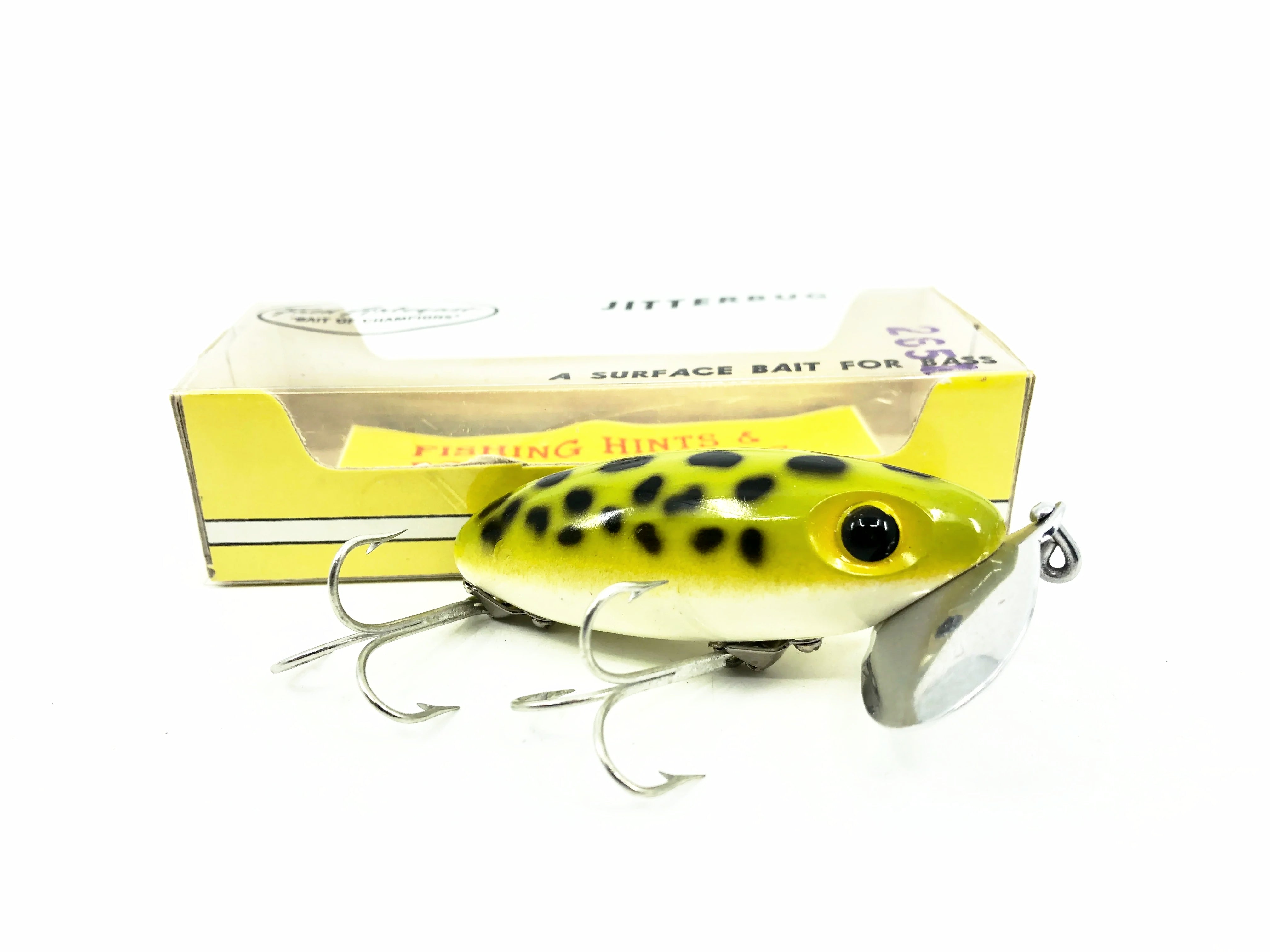 Arbogast Jitterbug 5/8oz, F Frog Color with Box, Bugged-Eyed Model – My Bait Shop, LLC