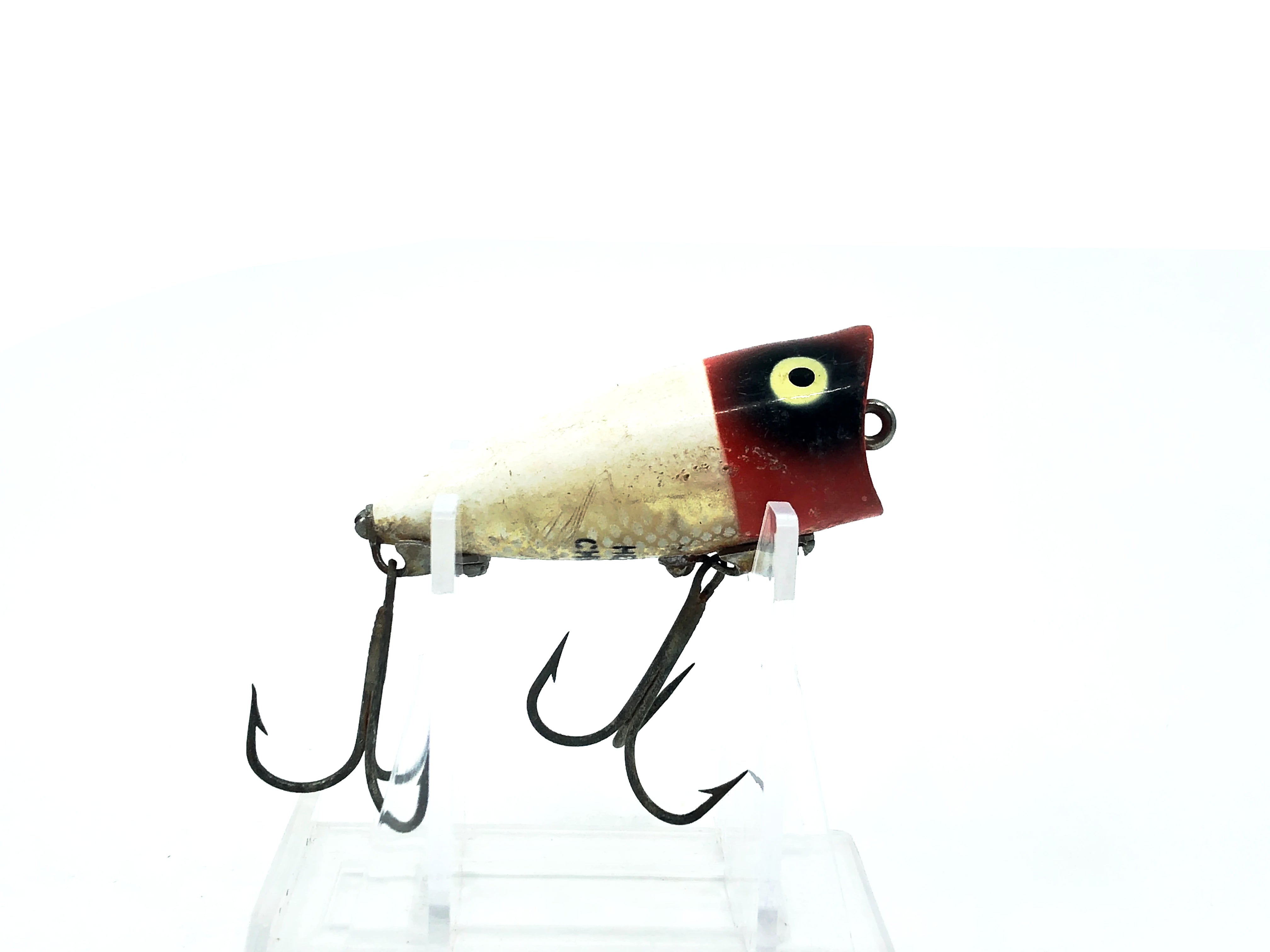 Heddon Chugger Spook Jr. 9520, RH Red Head/White Color – My Bait Shop, LLC