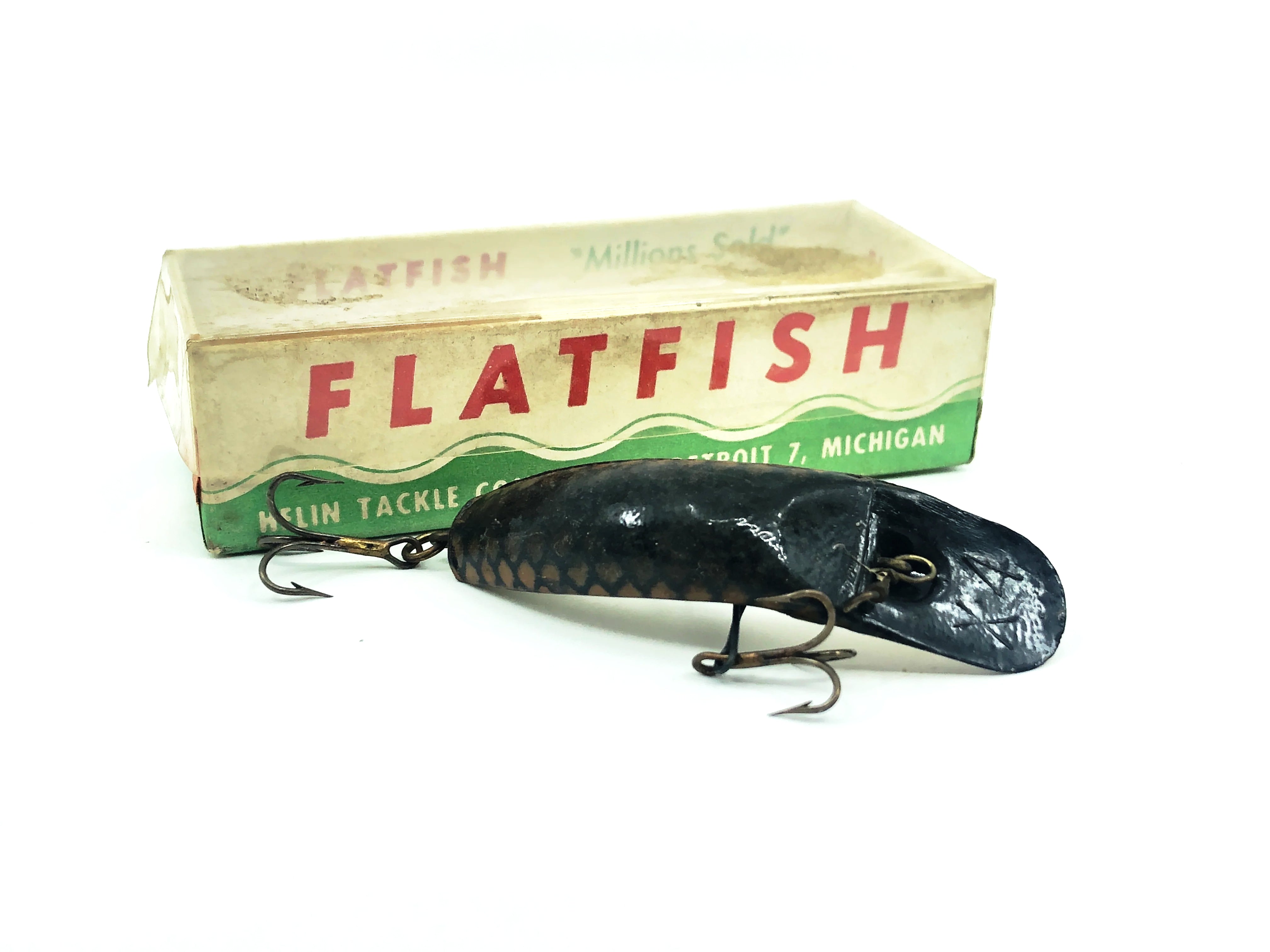 Vintage Helin Flatfish X4, LS Large Scale Color with Box – My Bait Shop, LLC