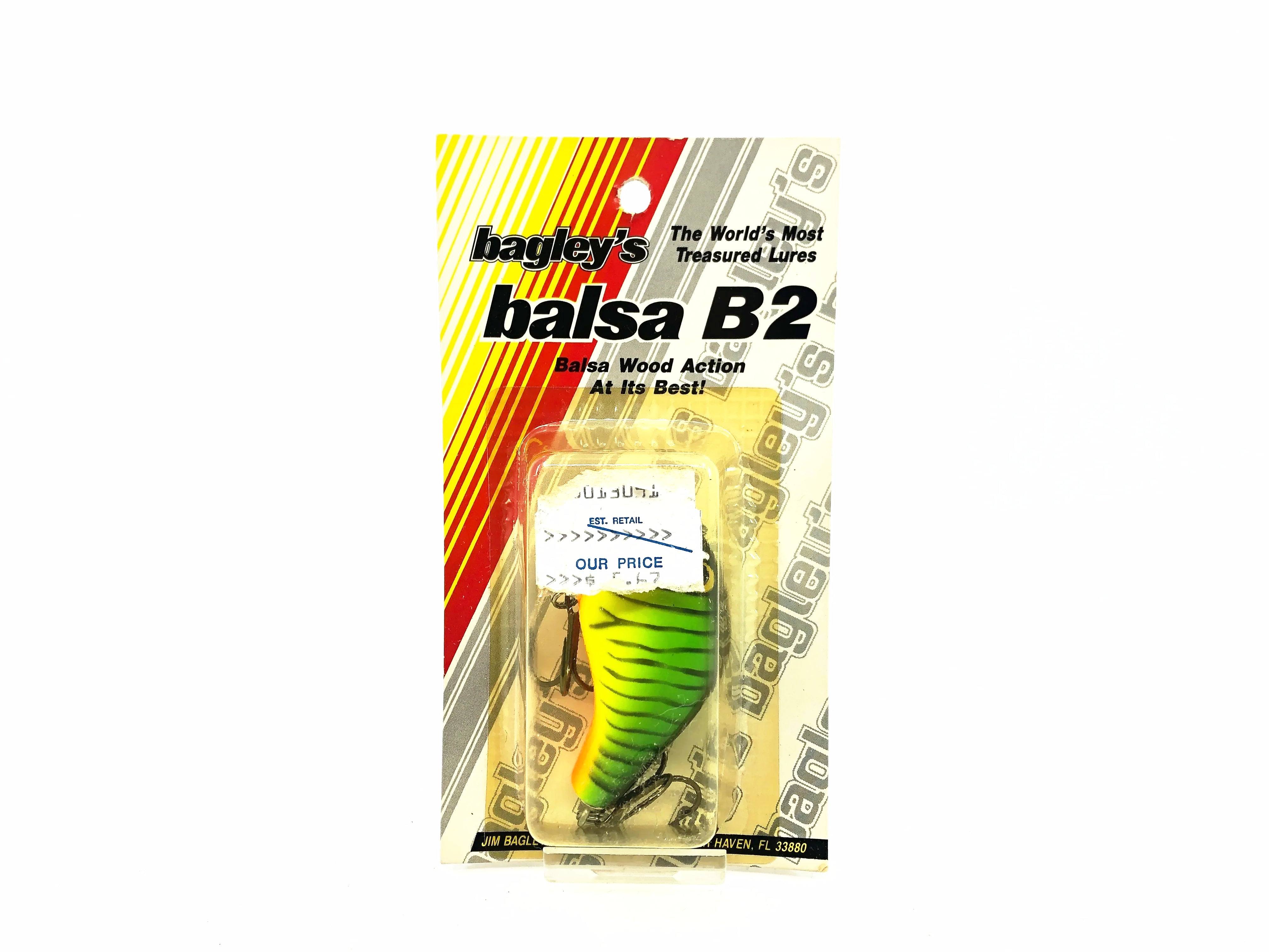 Bagley Balsa B2 BB2-H69T Hot Tiger Color New on Card - Winter Haven – My Bait Shop, LLC