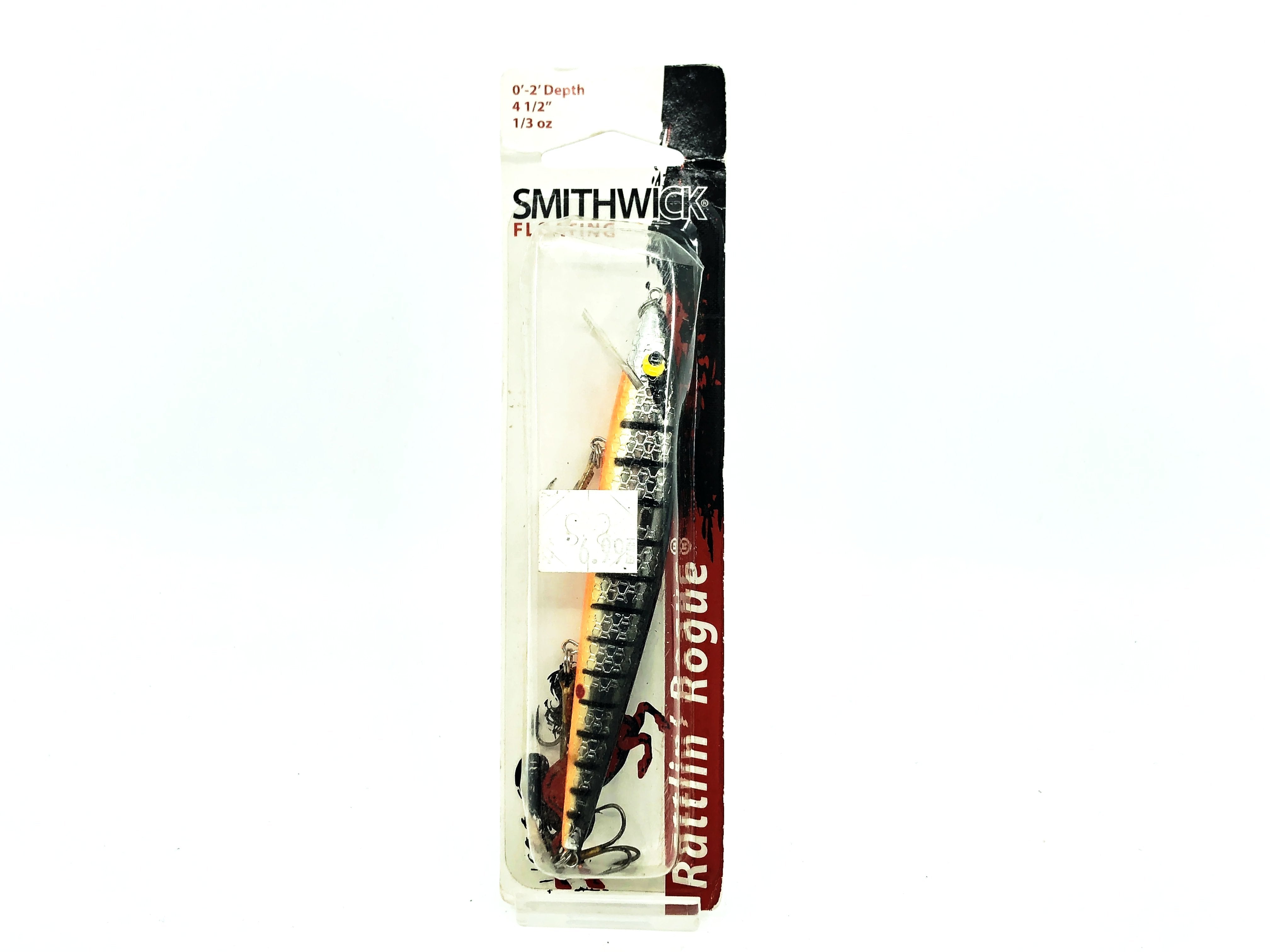 Smithwick Floating Rattlin' Rogue, Chrome/Black Stripes Color on Card – My Bait Shop, LLC