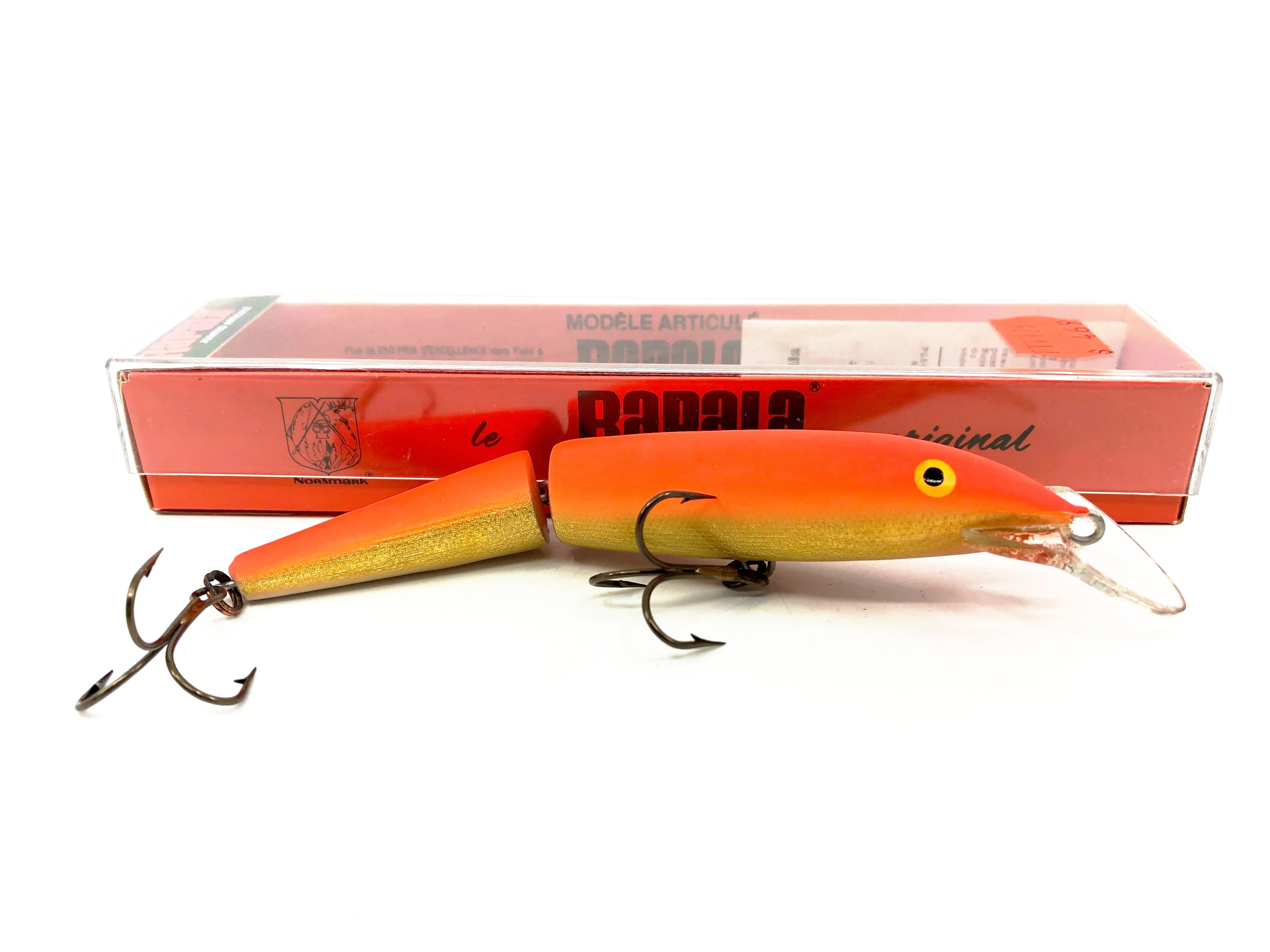 Rapala Jointed Minnow J-13 GFR Gold Fluorescent Red Color with Box – My Bait Shop, LLC