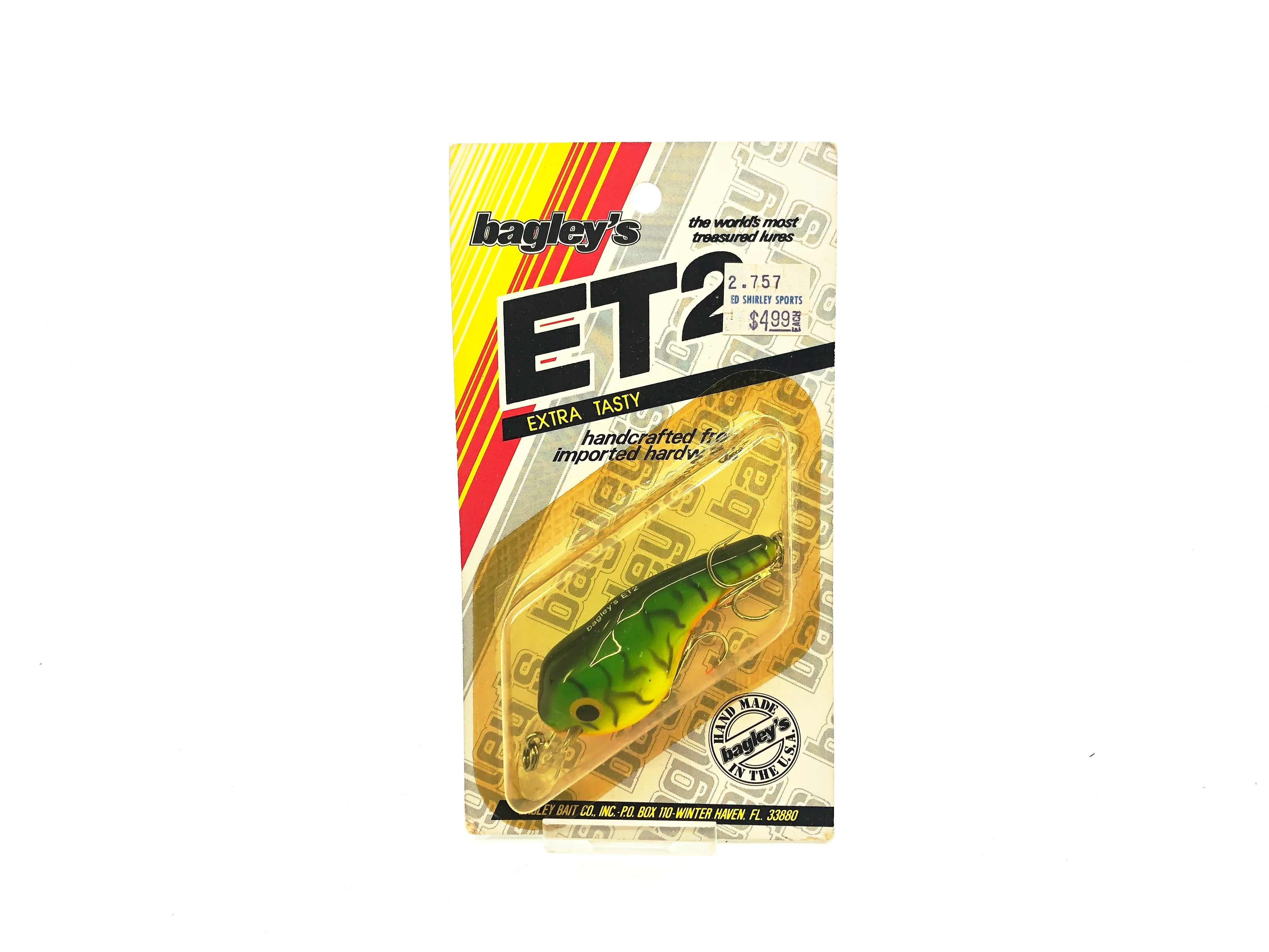 Bagley ET ET2-H69T, Hot Tiger New on Card - Hot Tiger – My Bait Shop, LLC