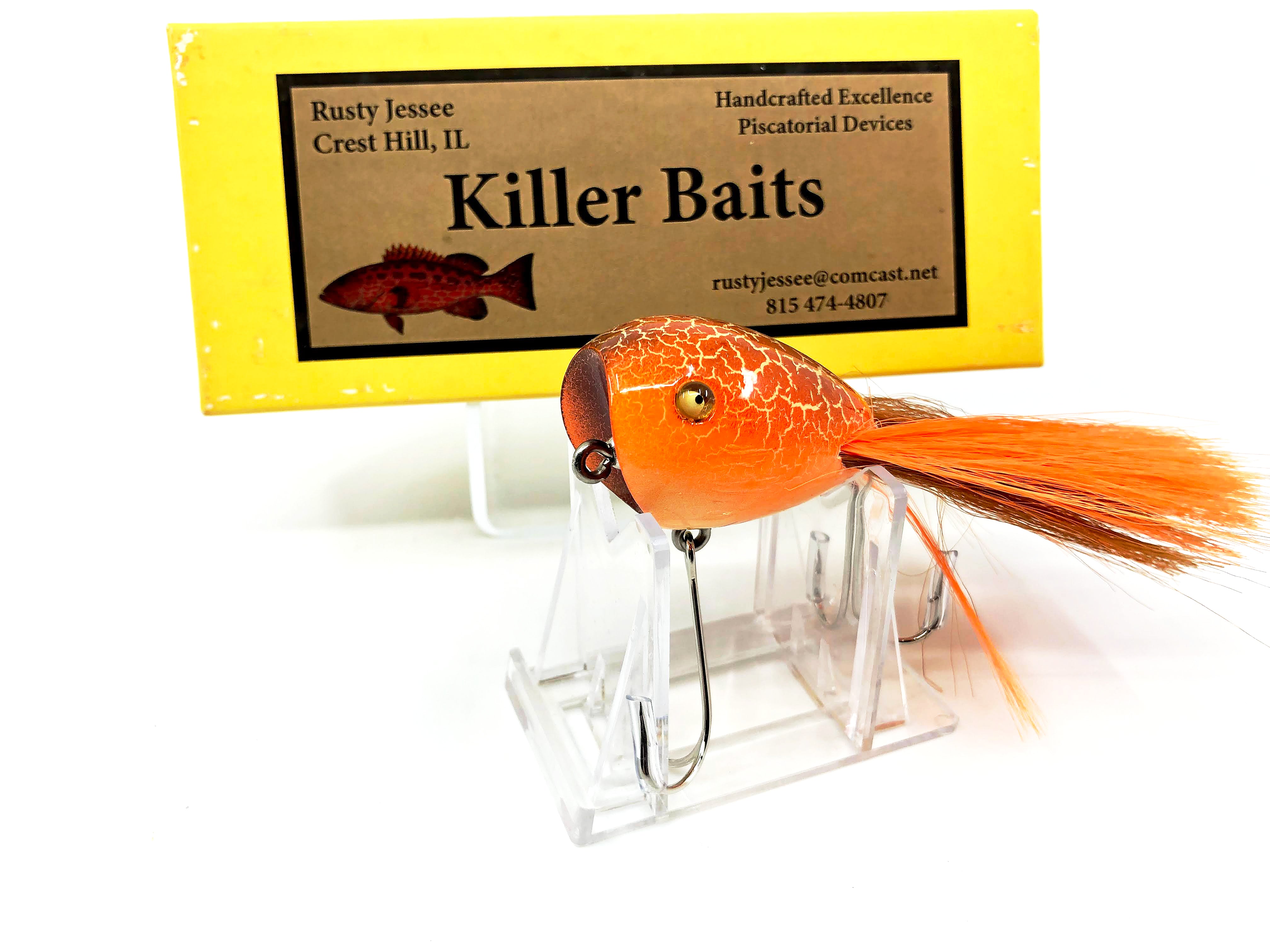 Rusty Jessee Killer Baits 2016 Dingbat Orange Crackleback Color – My Bait Shop, LLC