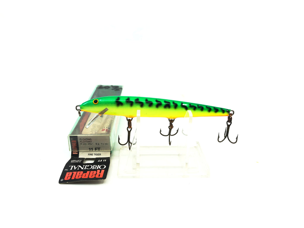 Rapala Original Floating F11 Ft Firetiger Color with Box – My Bait Shop, LLC