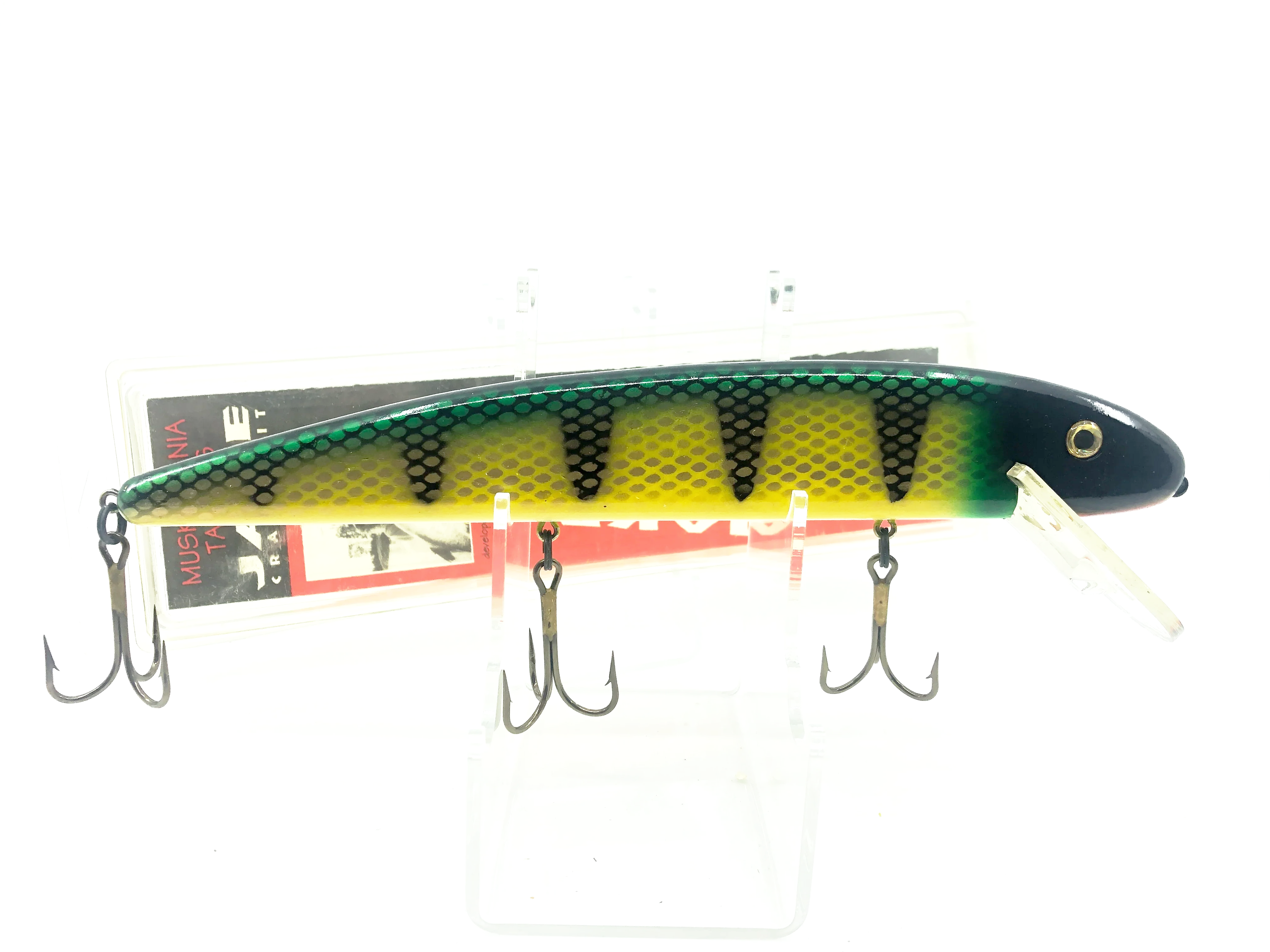 Jake 10" Musky Mania Bait, Perch Color New on Card – My Bait Shop, LLC