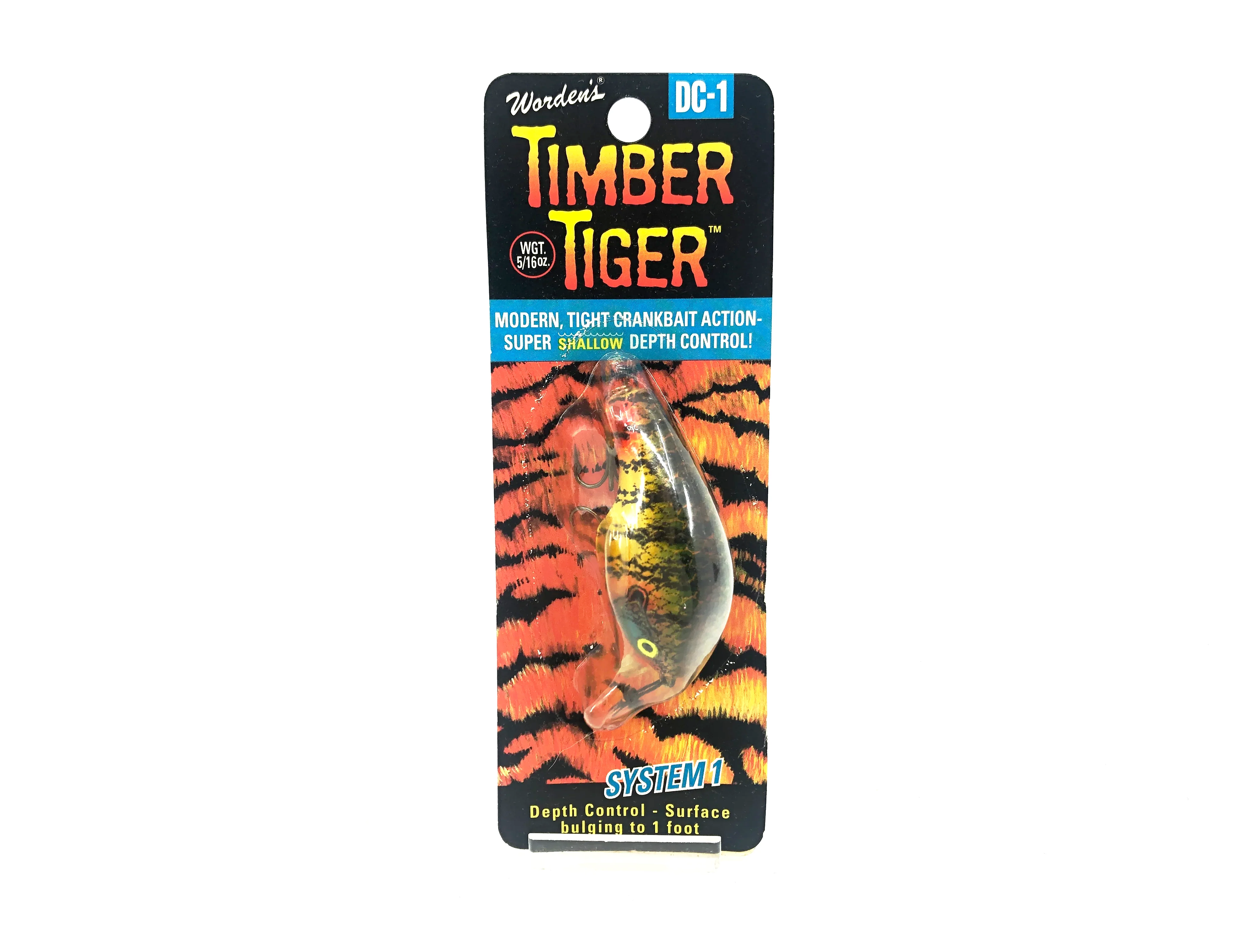 Timber Tiger Cub DC-1, #207 Worden's Bluegill/Perch Color on Card – My ...