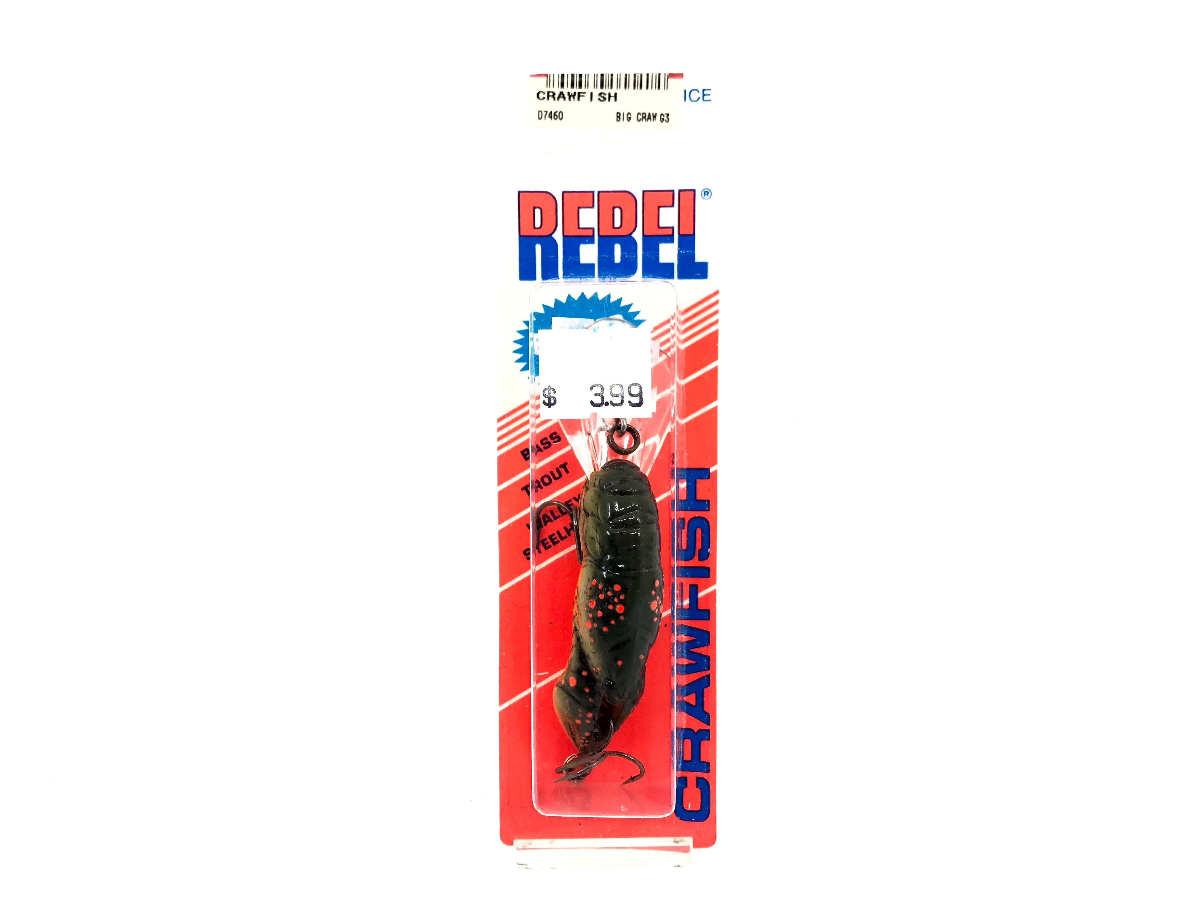 Rebel Big Craw, Stream Crawfish Color on Card – My Bait Shop, LLC