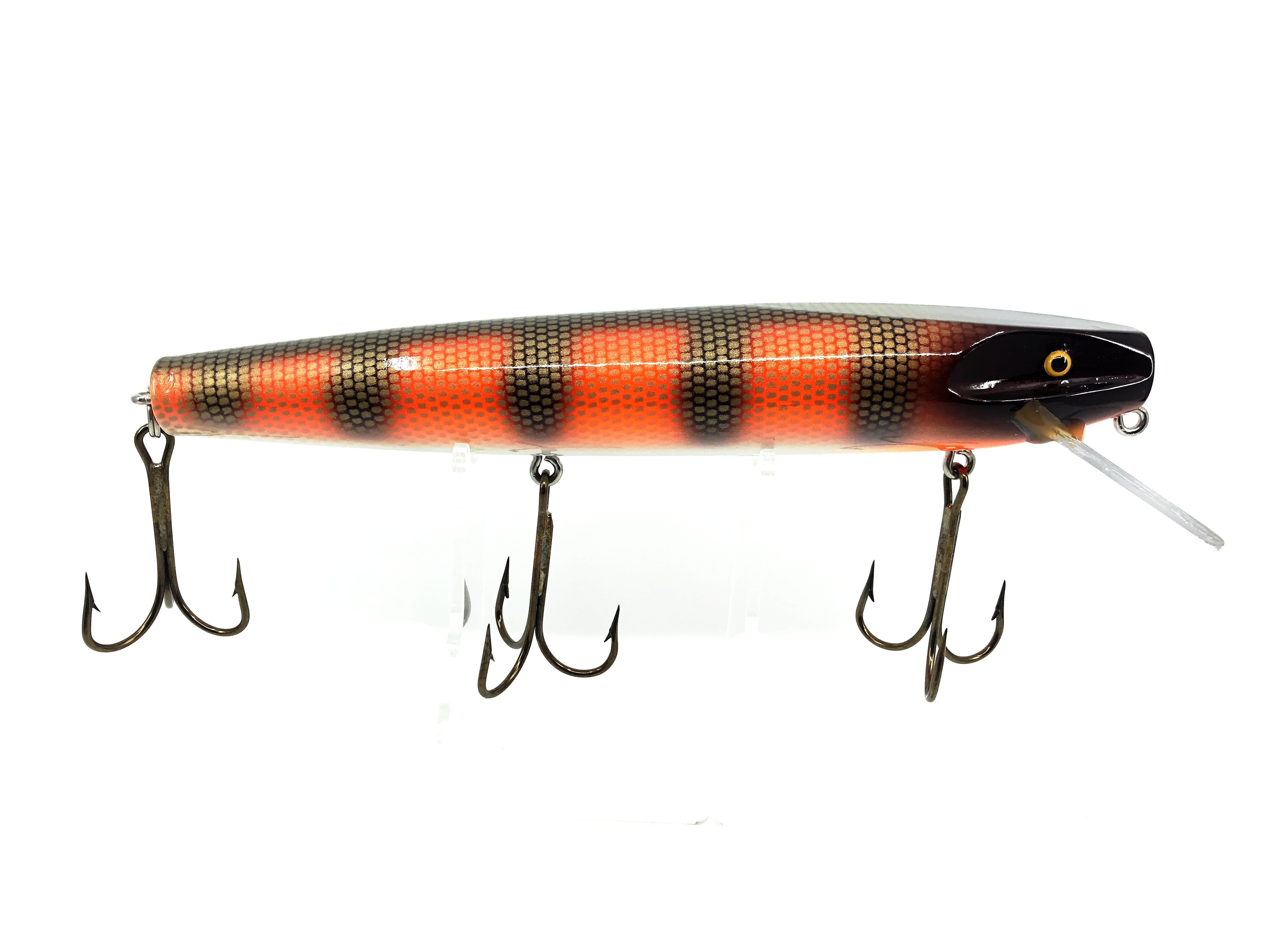 Wiley 9" Musky King Straight Lure, Orange Perch Color – My Bait Shop, LLC