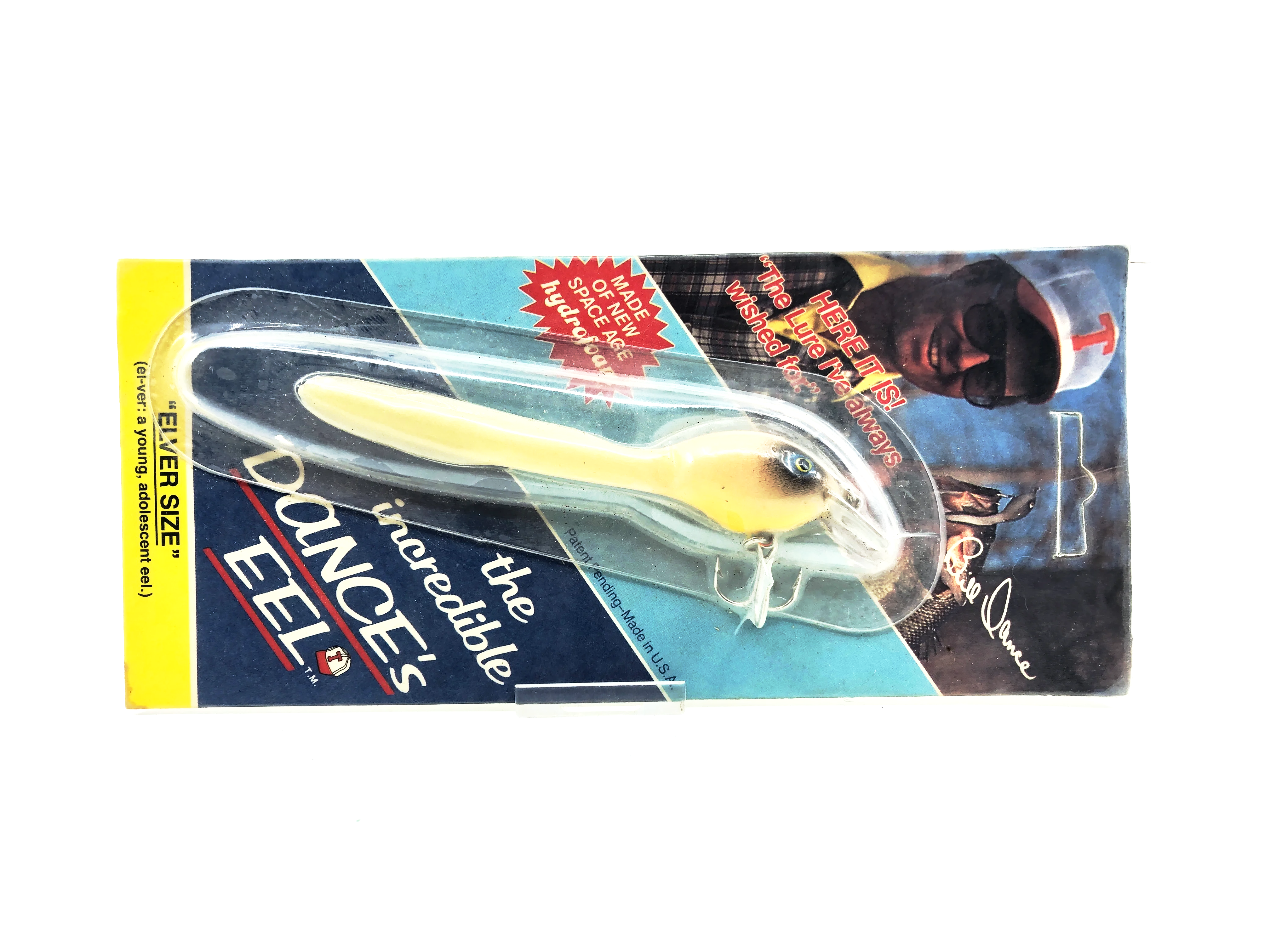 Bill Dance Dancing Eel Elver Size, Cream Color New on Card – My Bait ...