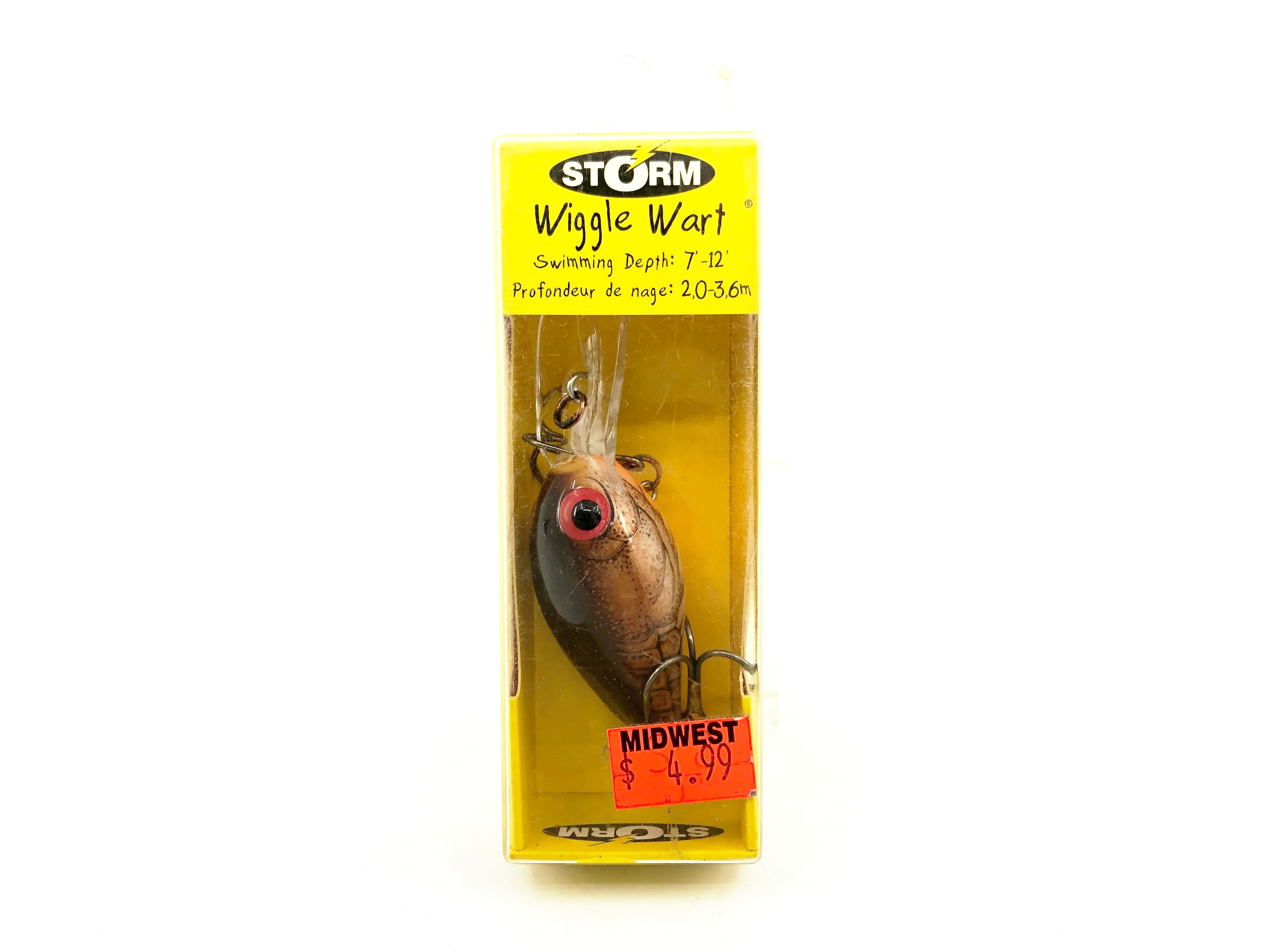 Storm Wiggle Wart WW05, #362 Brown Crayfish Color in Box – My Bait Shop ...