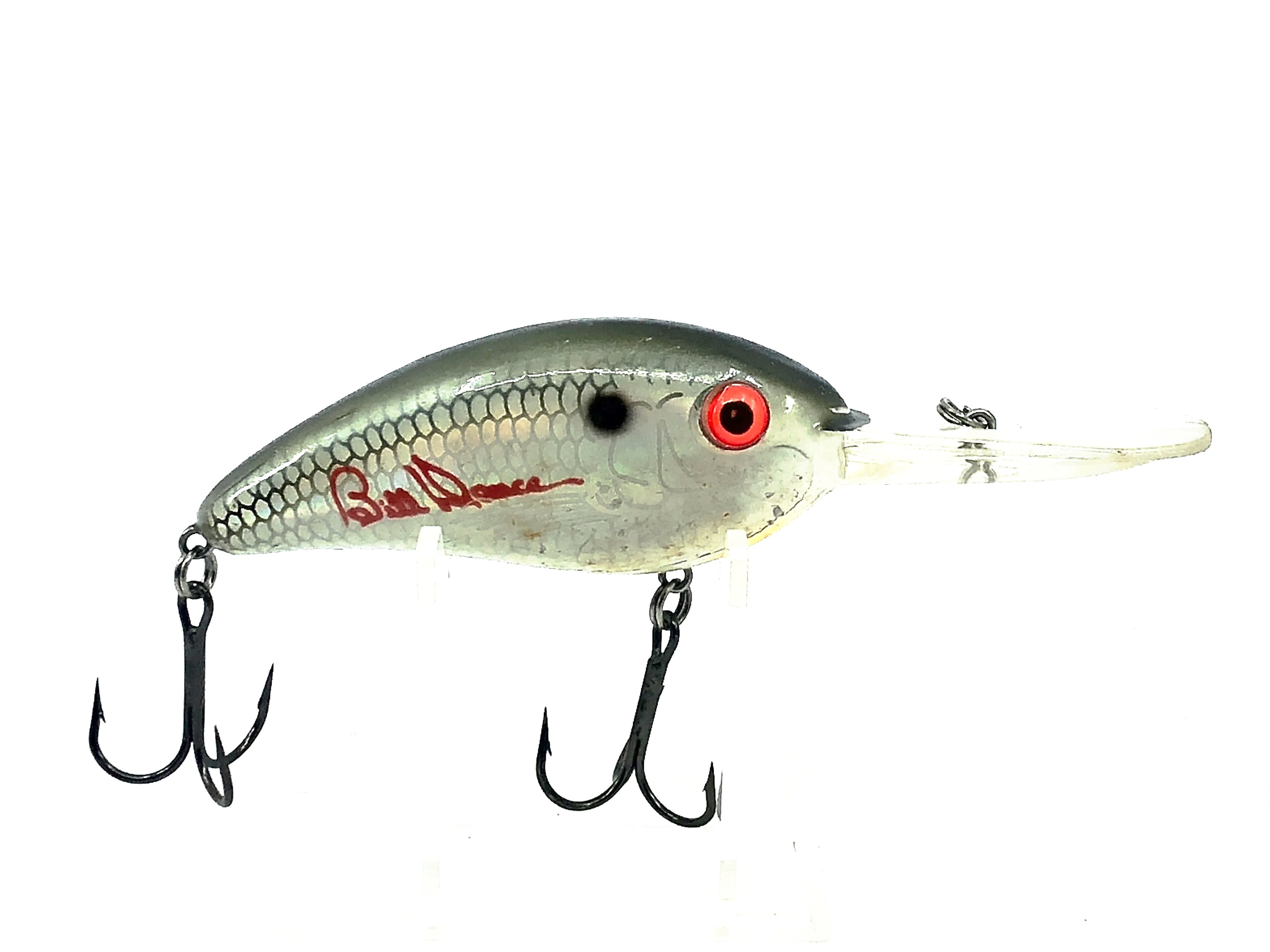 Xcalibur Bill Dance Suspending Fat Free Shad, Holographic Olive Shad C ...