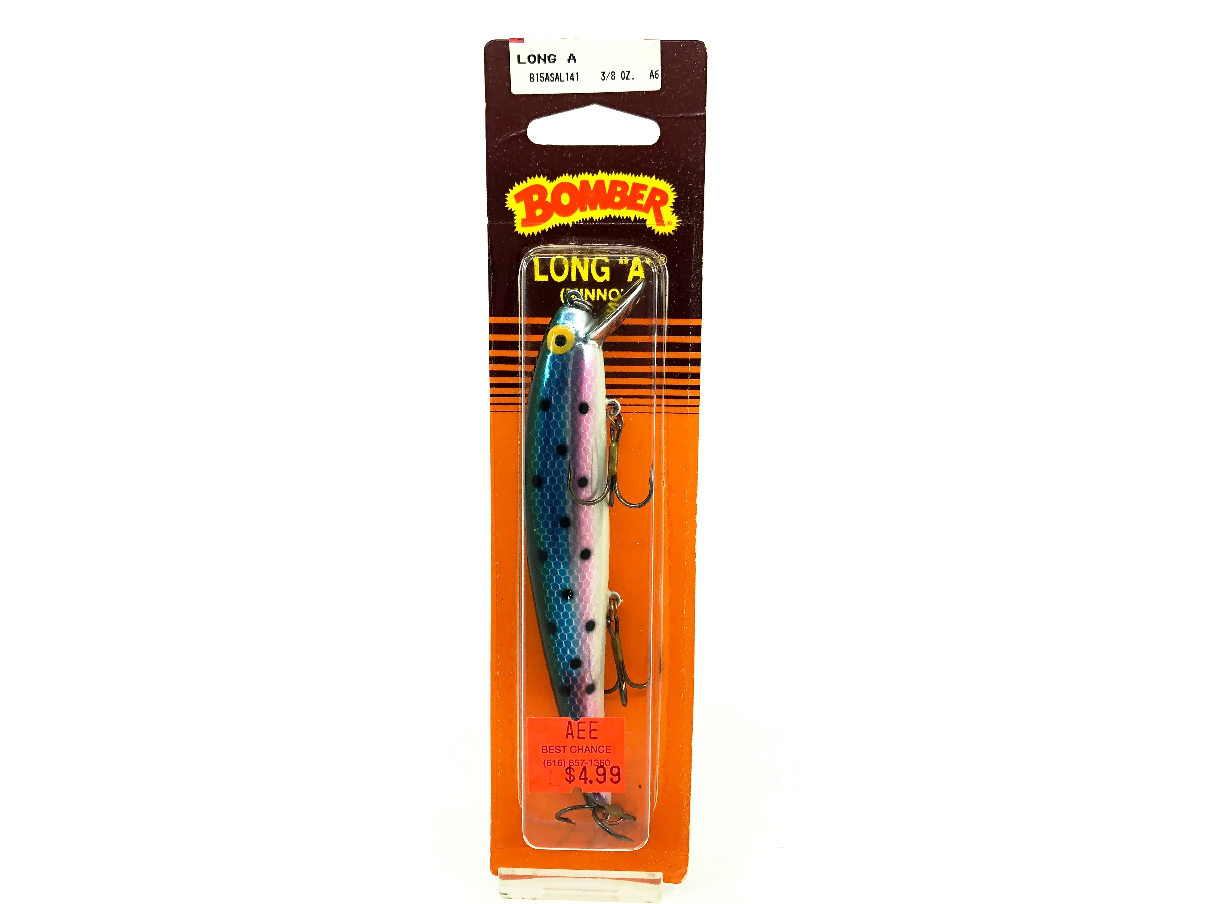 Bomber Long A 15A, Special Order Salmon #141 Metallic Rainbow Trout Co ...