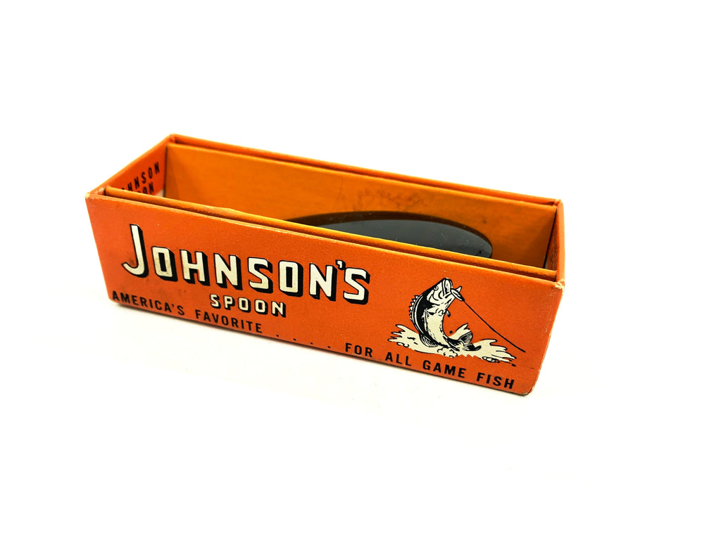 Johnson's Silver Minnow No. 1220, Black Minnow Color in Box – My Bait ...