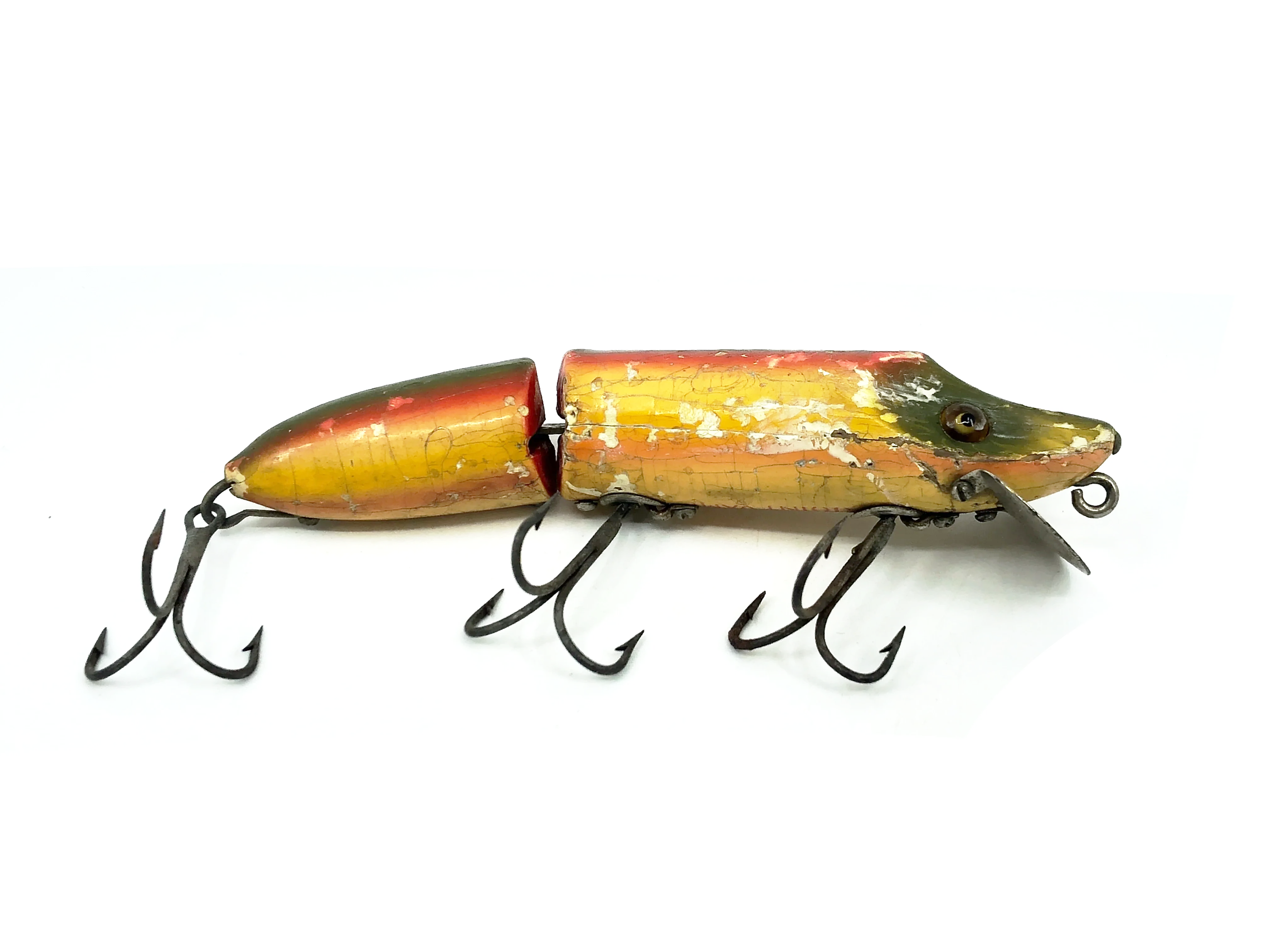 Heddon Wooden Baby Vamp 7400, S Strawberry Color, L-Rig – My Bait Shop, LLC