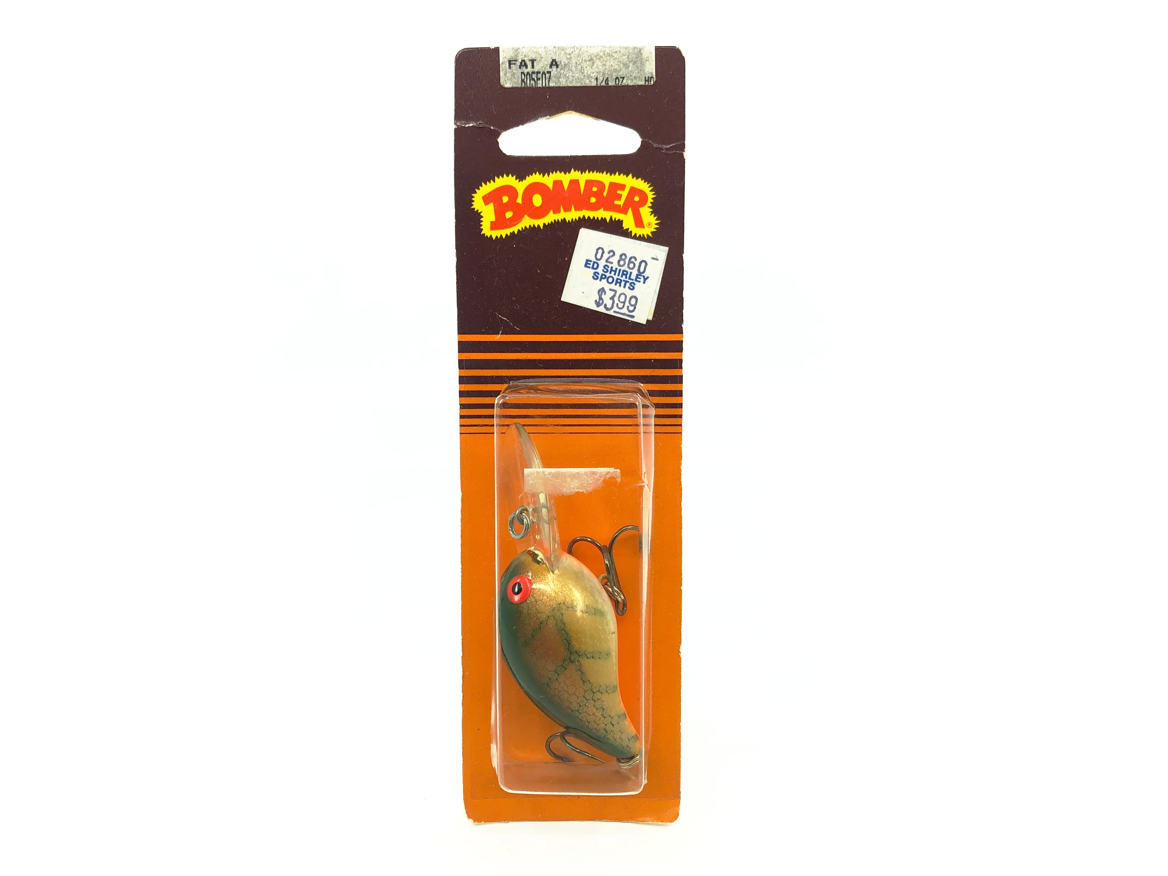 Bomber Fat A 5F, #07 Perch Color on Card – My Bait Shop, LLC