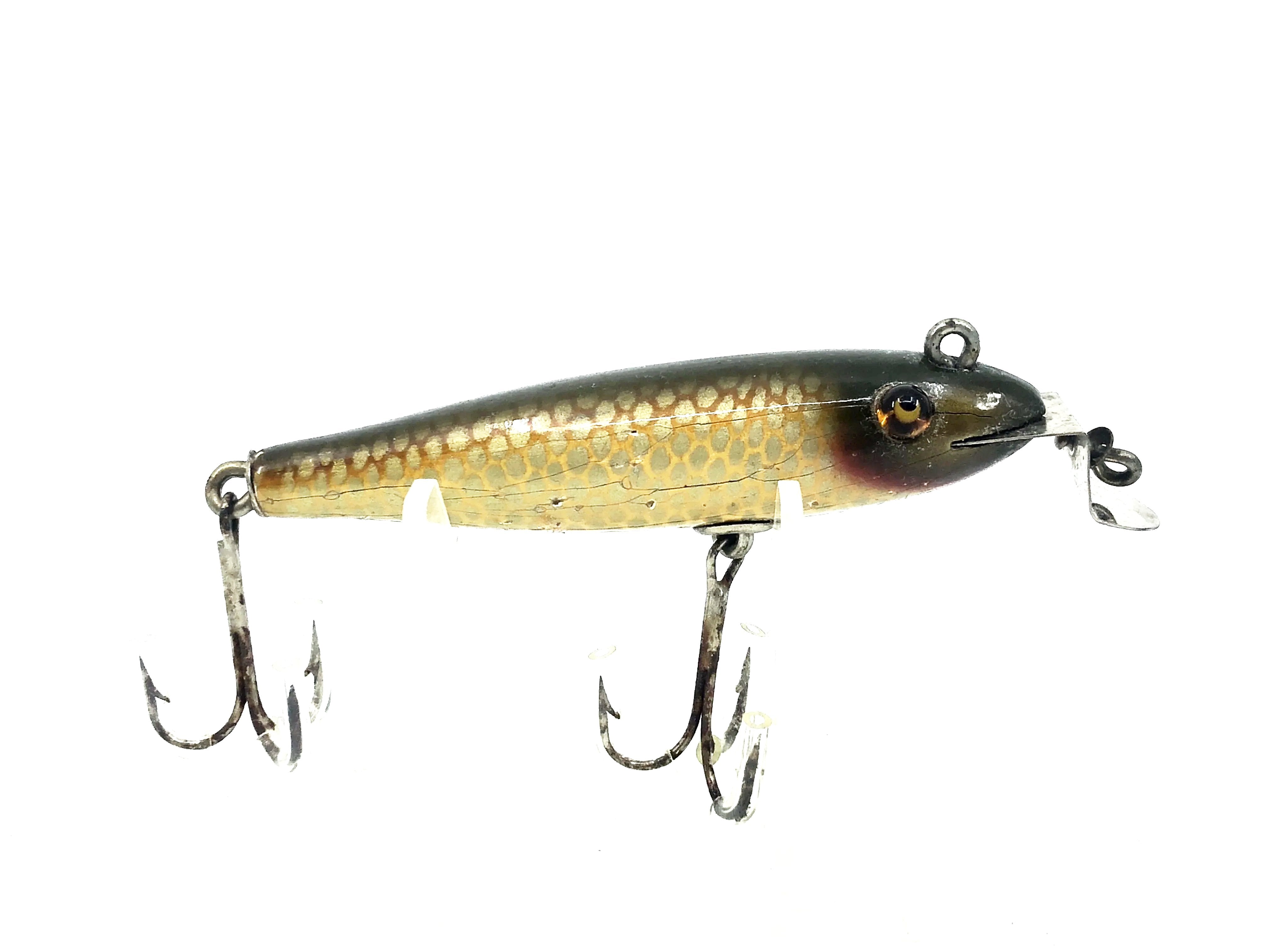 Vintage Creek Chub Baby Pikie 900, #04 Golden Shiner Color-Very Early ...