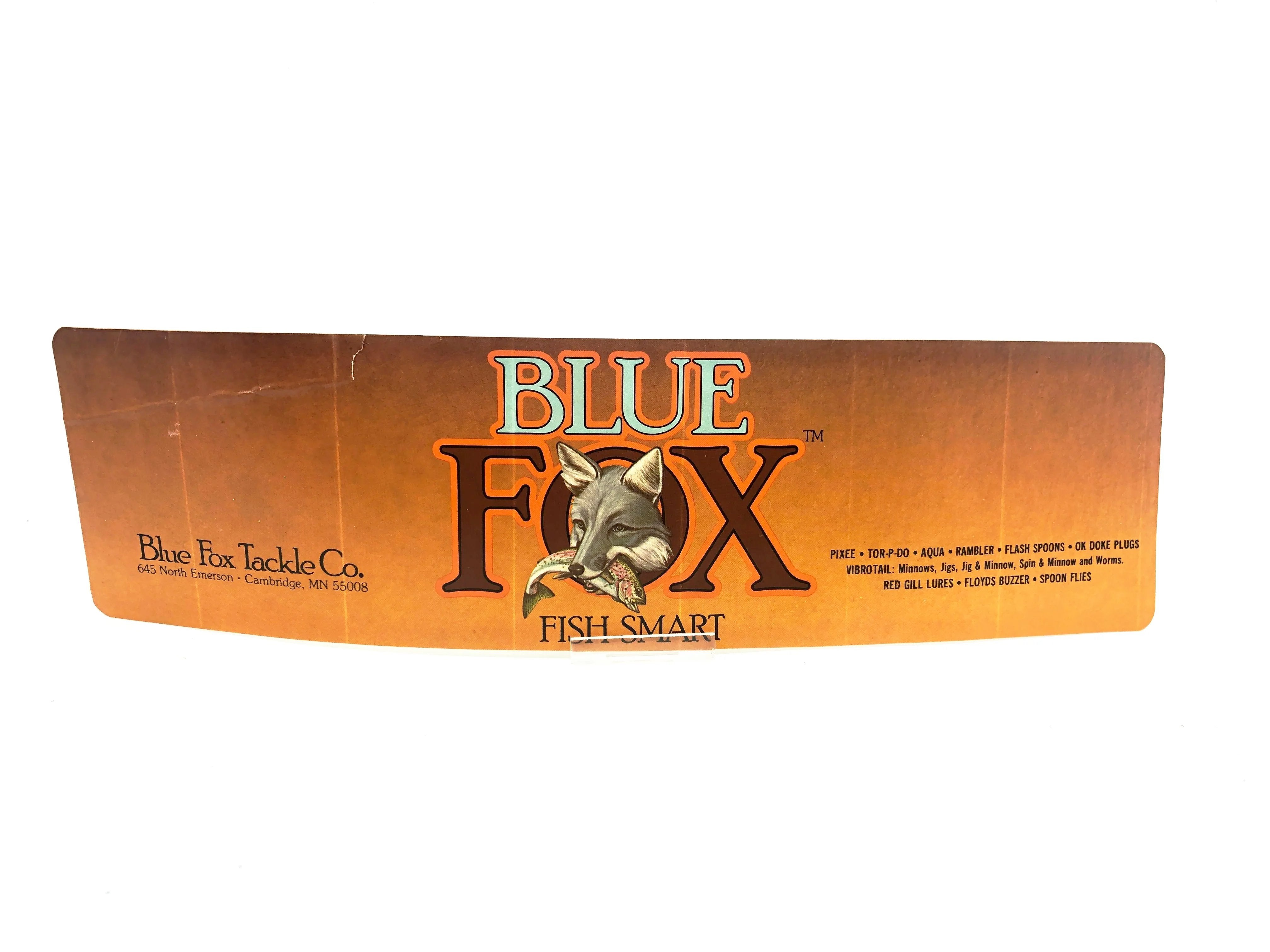 Blue Fox Tackle Co. Sticker/Decal – My Bait Shop, LLC
