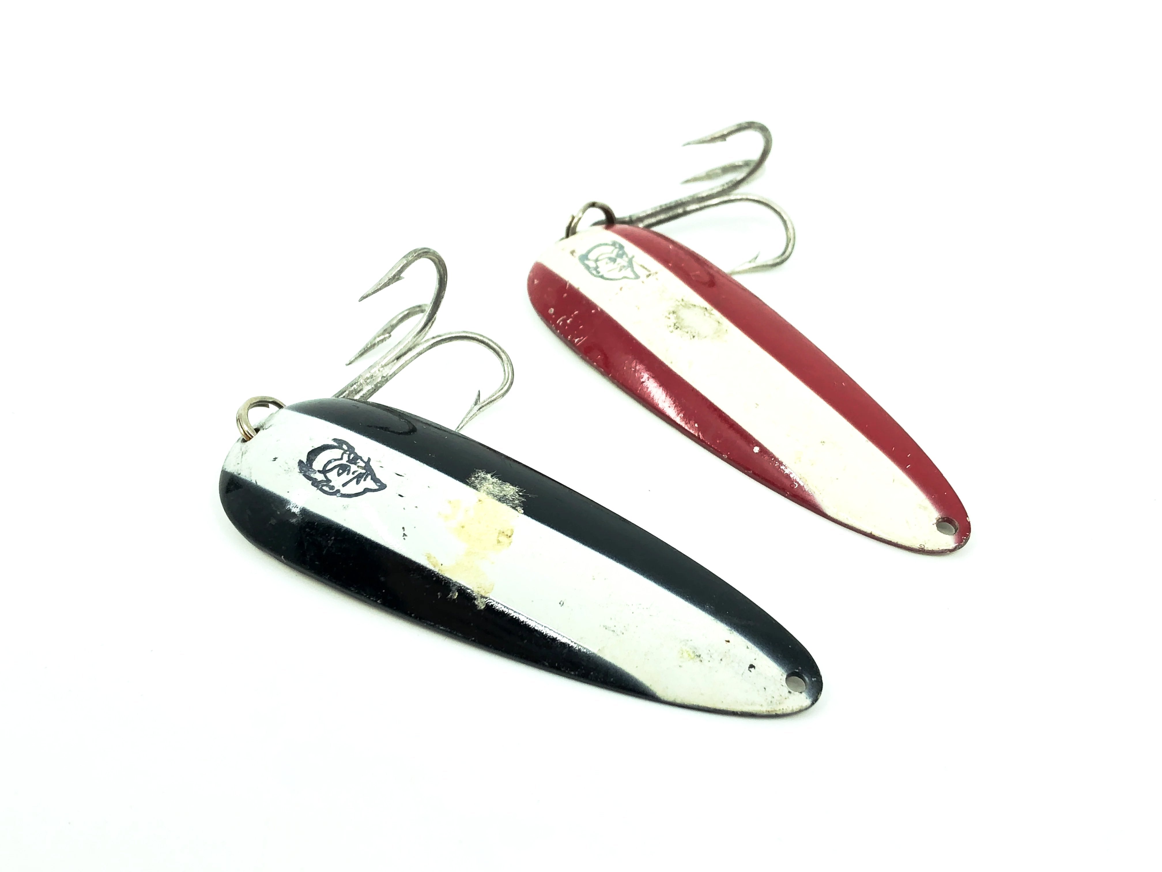 Eppinger Dardevle 1oz Combo, Black/White, Red/White Color – My Bait ...