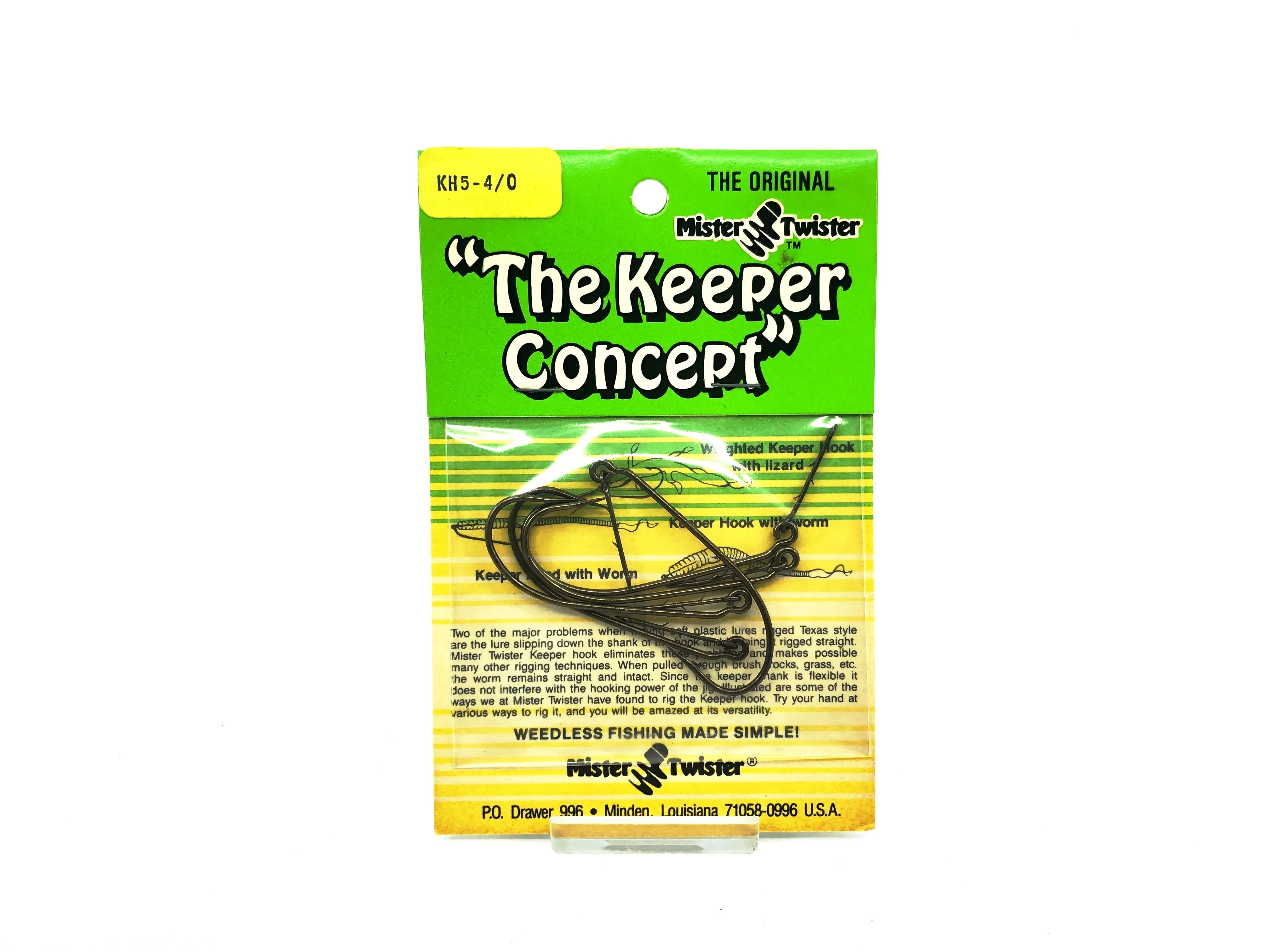 Mister Twister The Keeper Concept, Size 4/0 - 5 Pack – My Bait Shop, LLC
