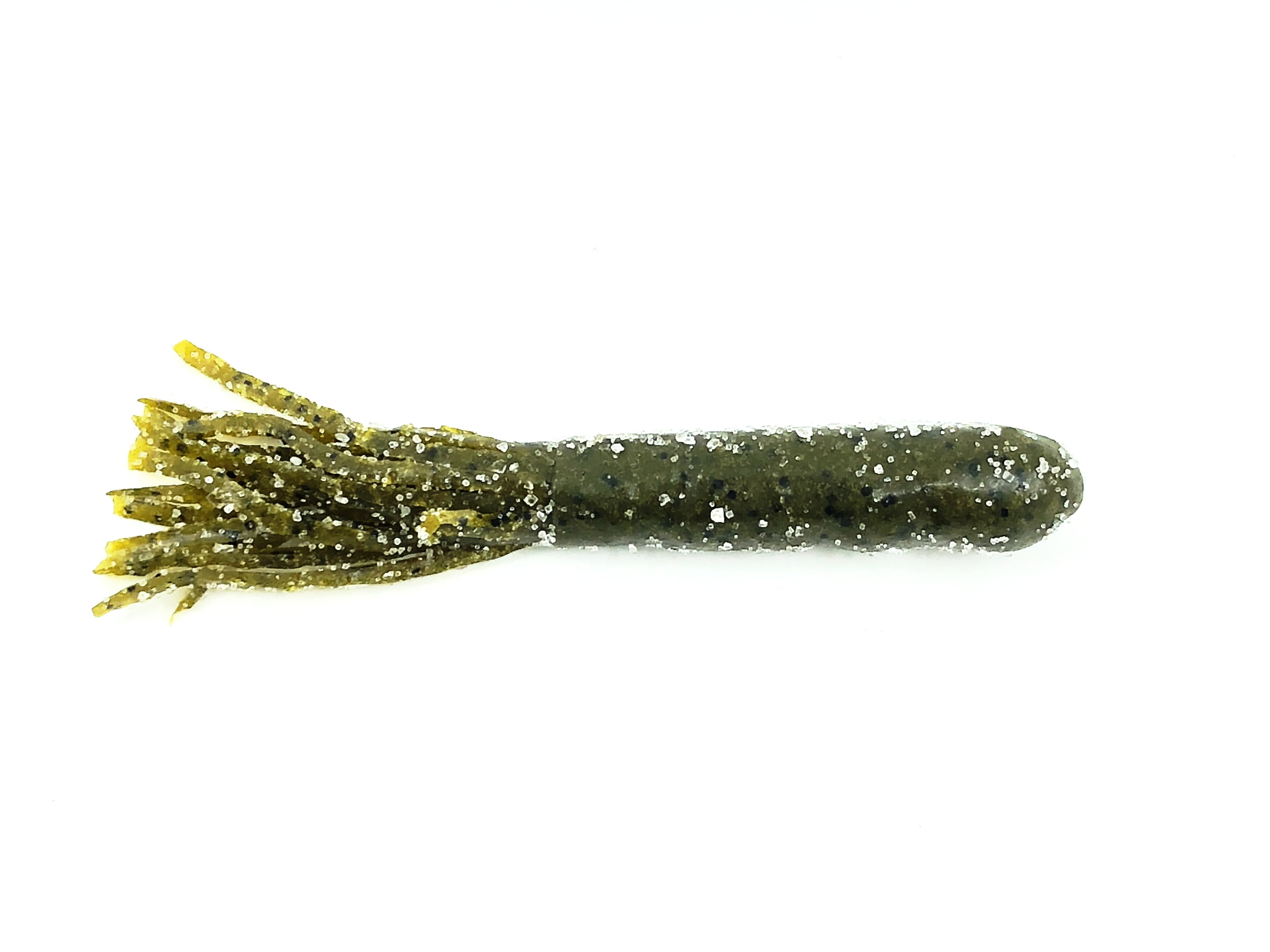 Get Bit Baits X Viper Tackle Flipping Tube Soft Bait 4", Green Pumpkin ...