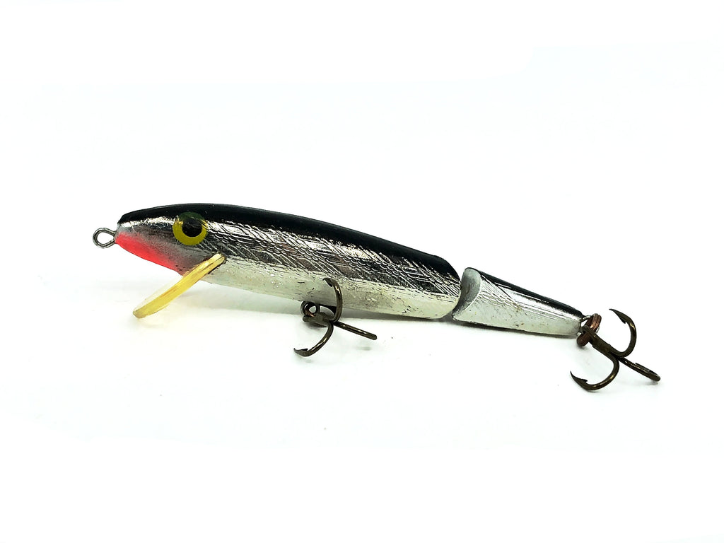 Rebel Jointed Floating Minnow J50, #01 Silver/Black Back Color. – My ...