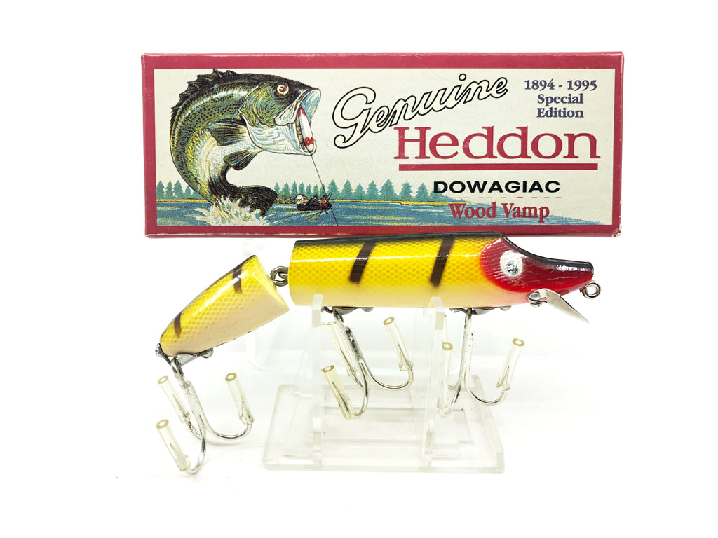 Heddon Centennial Edition Wood Vamp New in Box NO. 7300W-L-Perch - Num ...