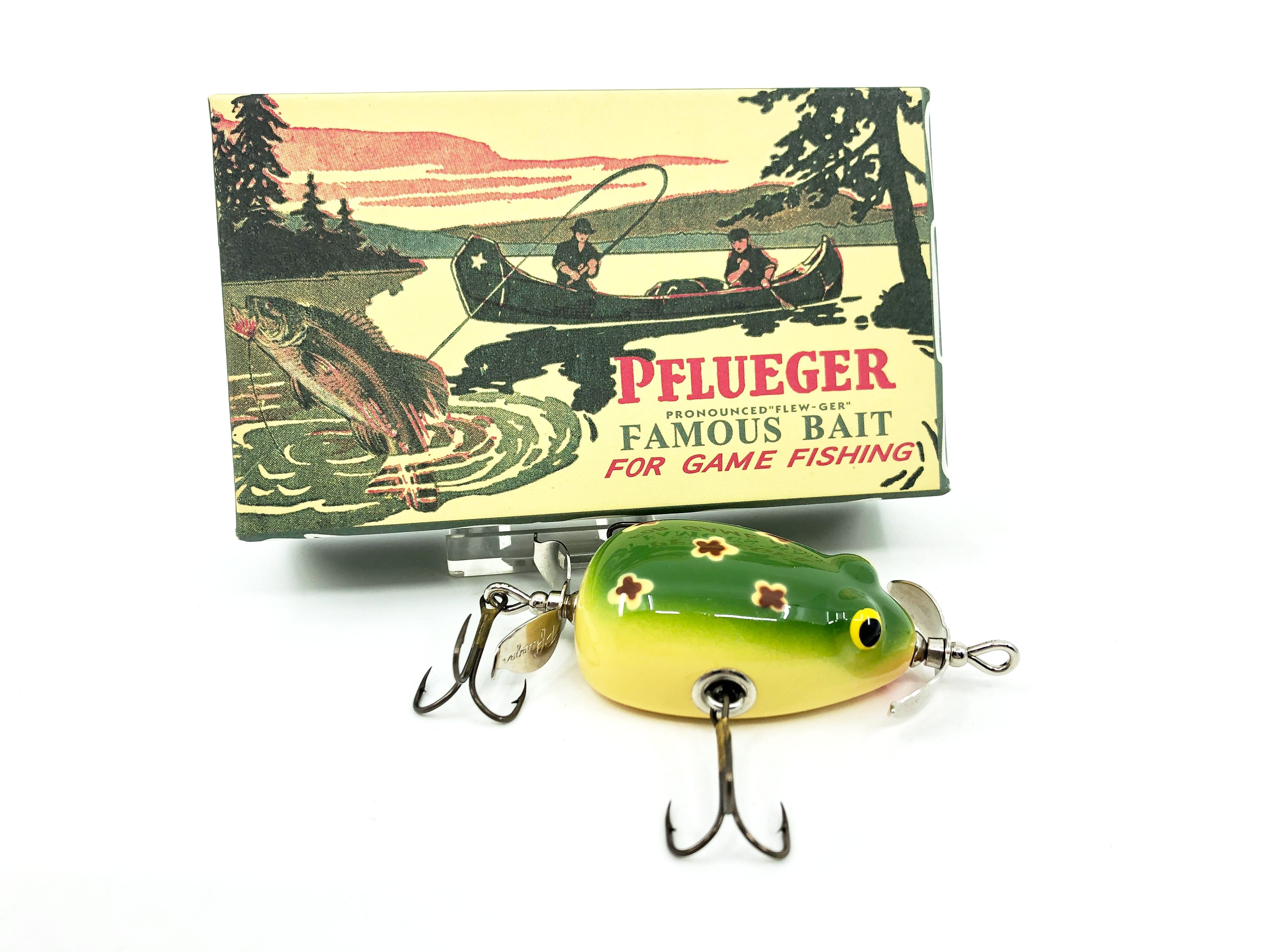 Pflueger 1999 Kent Floater Frog with Box Classic Moss Color – My Bait ...