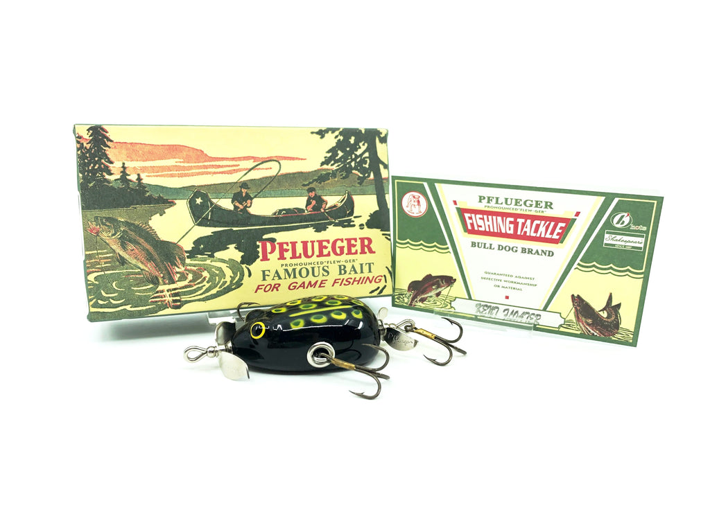 Pflueger 1999 Kent Floater Frog with Box Black Enamel Color – My Bait ...