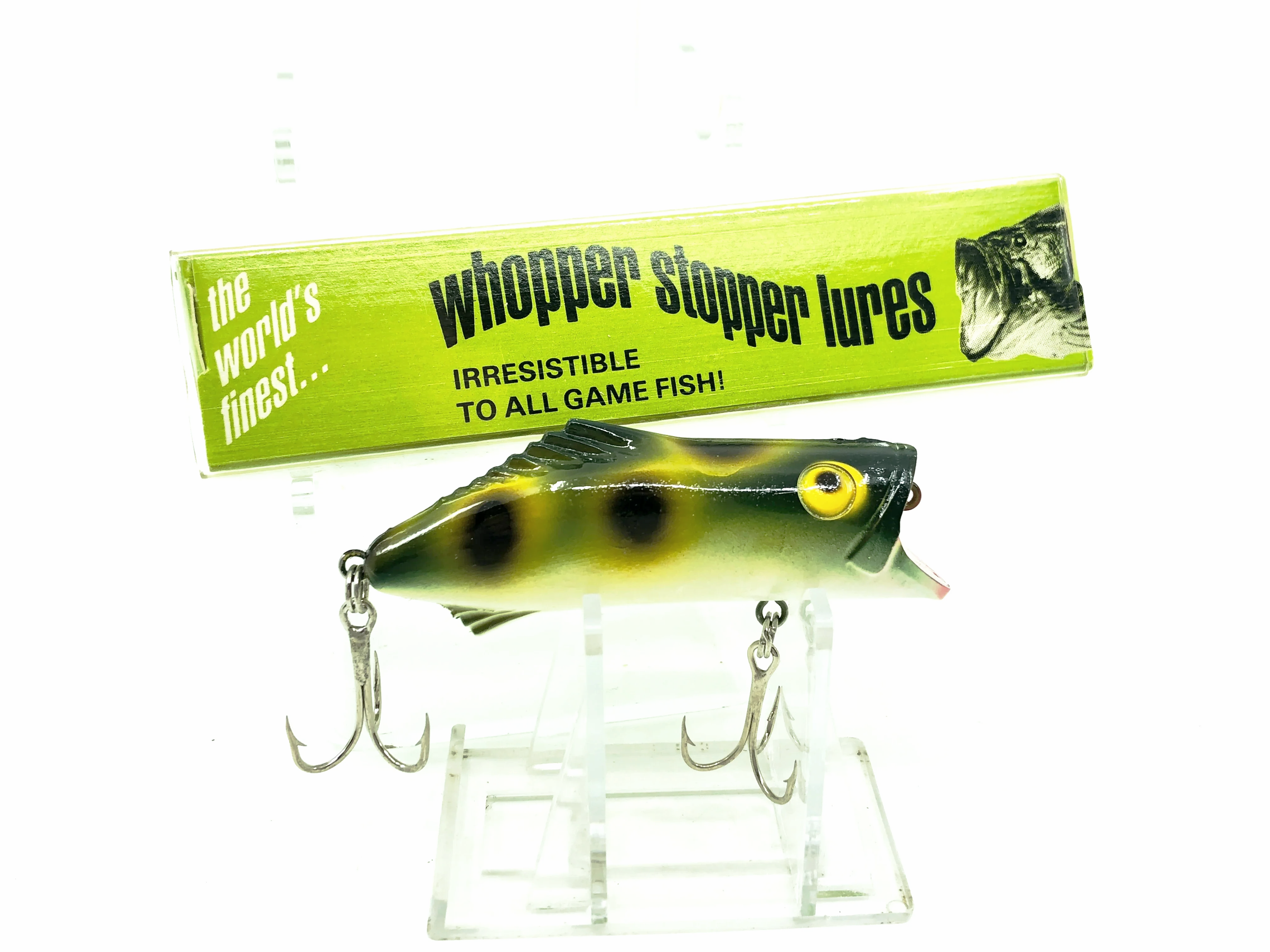 Whopper Stopper Throbber 1806, Frog Spot Color with Box – My Bait Shop, LLC
