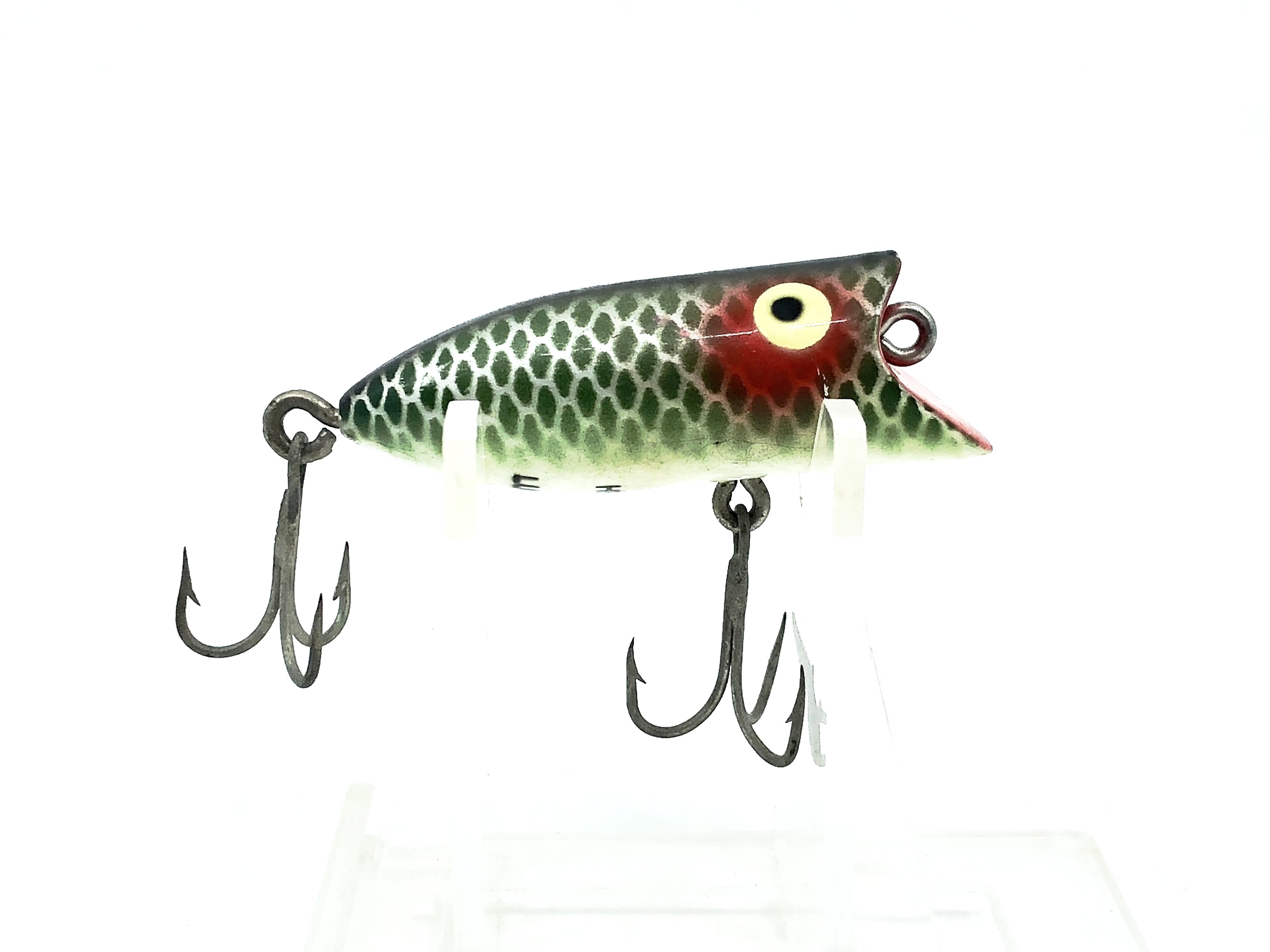 Heddon Tiny Lucky 13 Green Scale Variant / Creme Eye Color – My Bait ...