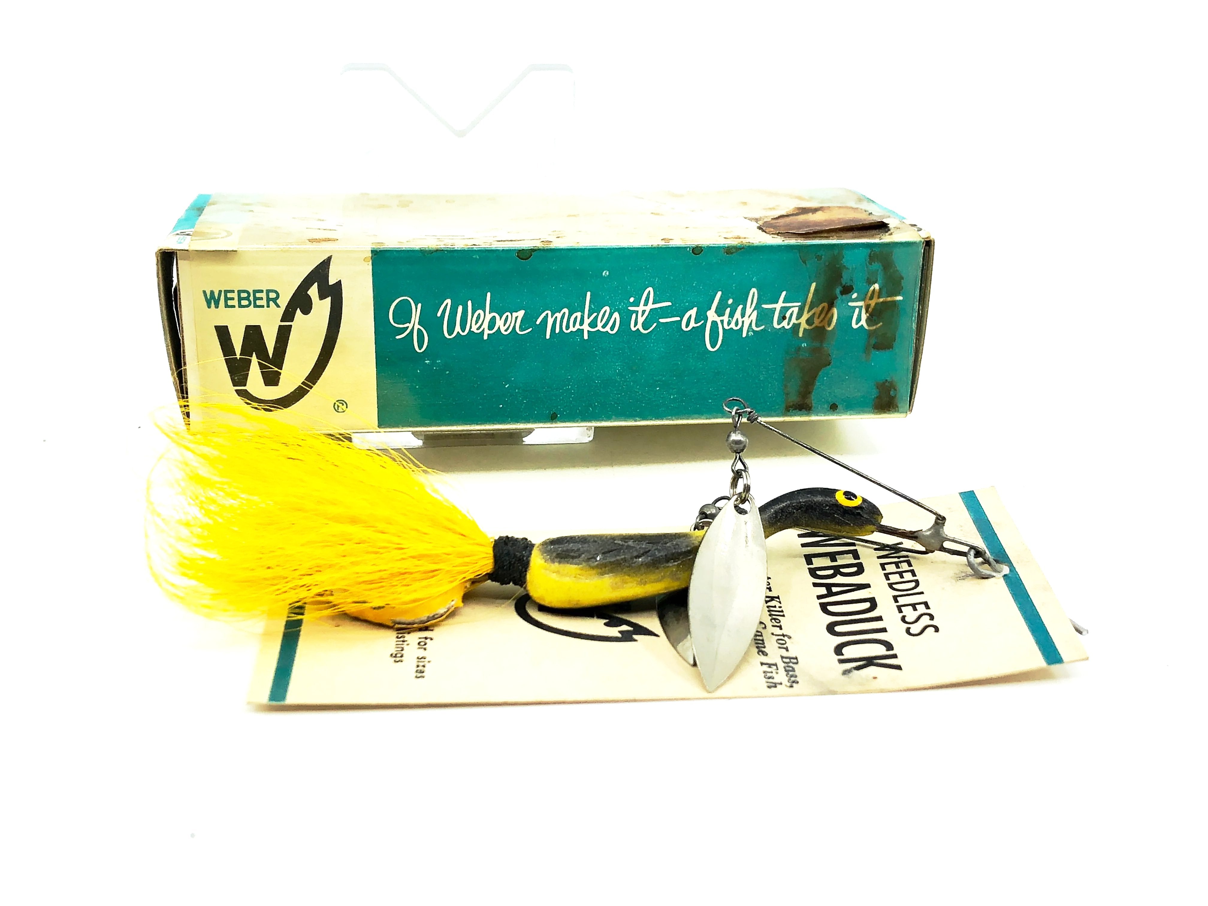 Weber Webaduck Lure WDM2 Yellow and Black Color with Box – My Bait Shop ...