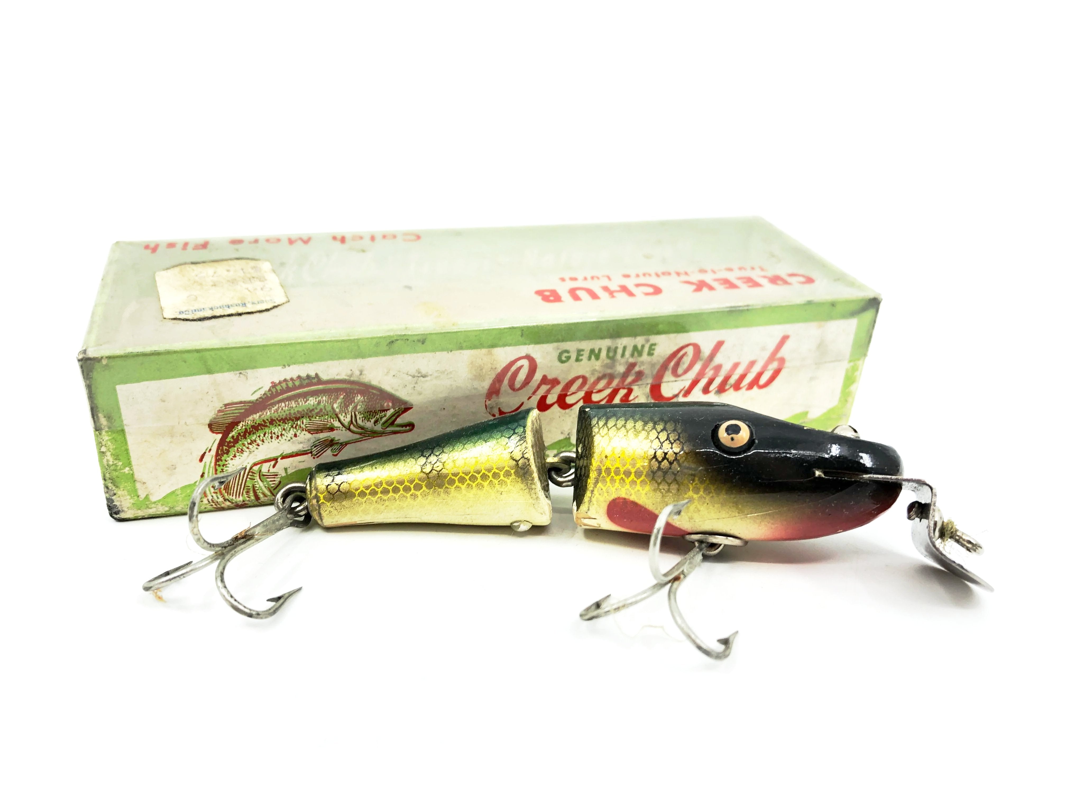 Creek Chub Baby Jointed Pikie Perch Color 2701 with 2601 Box – My Bait ...