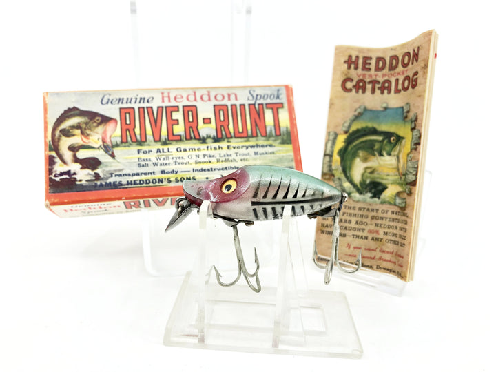 Heddon River Runt Midget 9010-XRG Green Shore Color with Box/Catalog ...