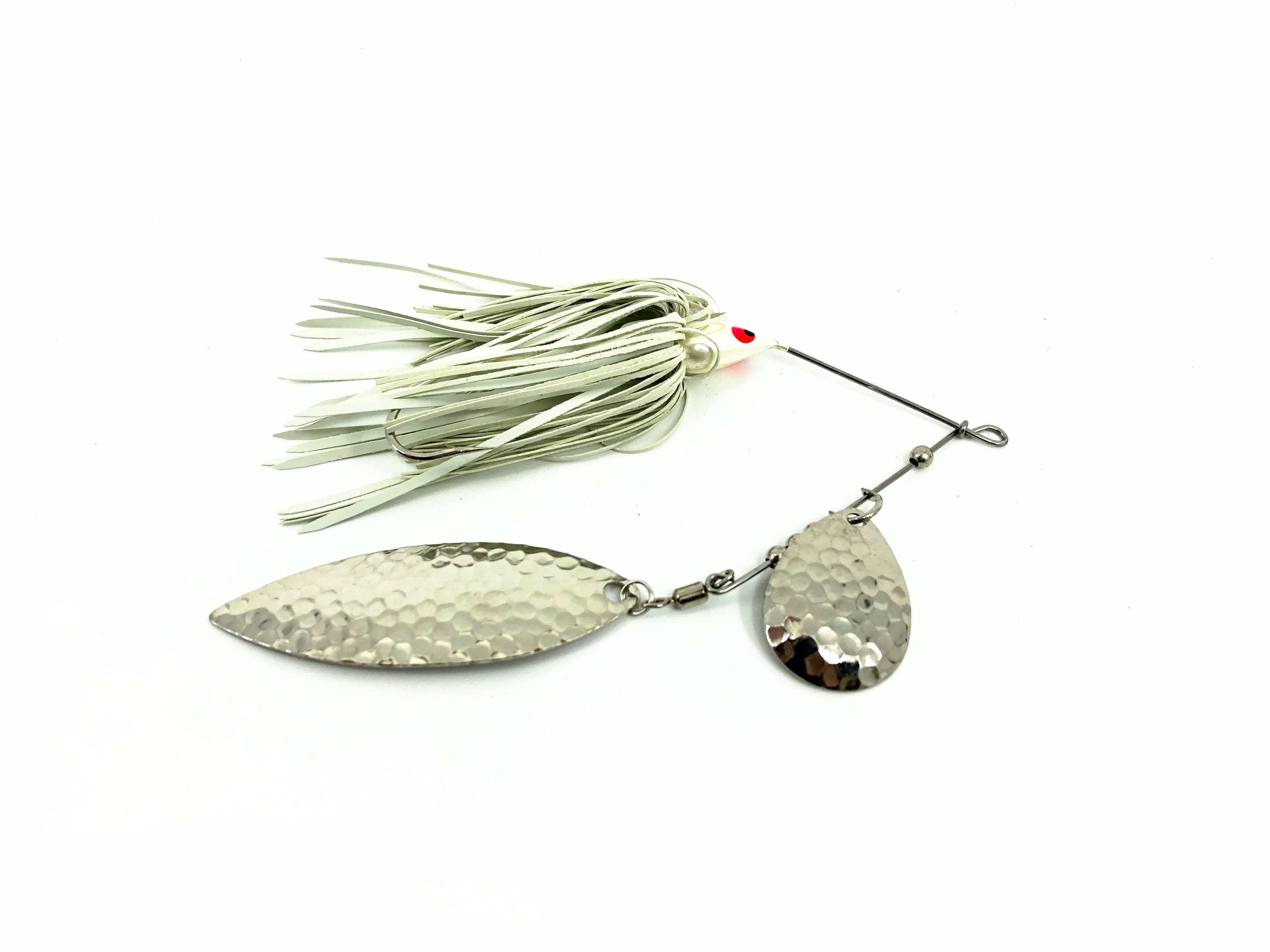 Northland Fishing Tackle Reed Runner Tandem Spinnerbait 3/8oz, #1 Whit ...