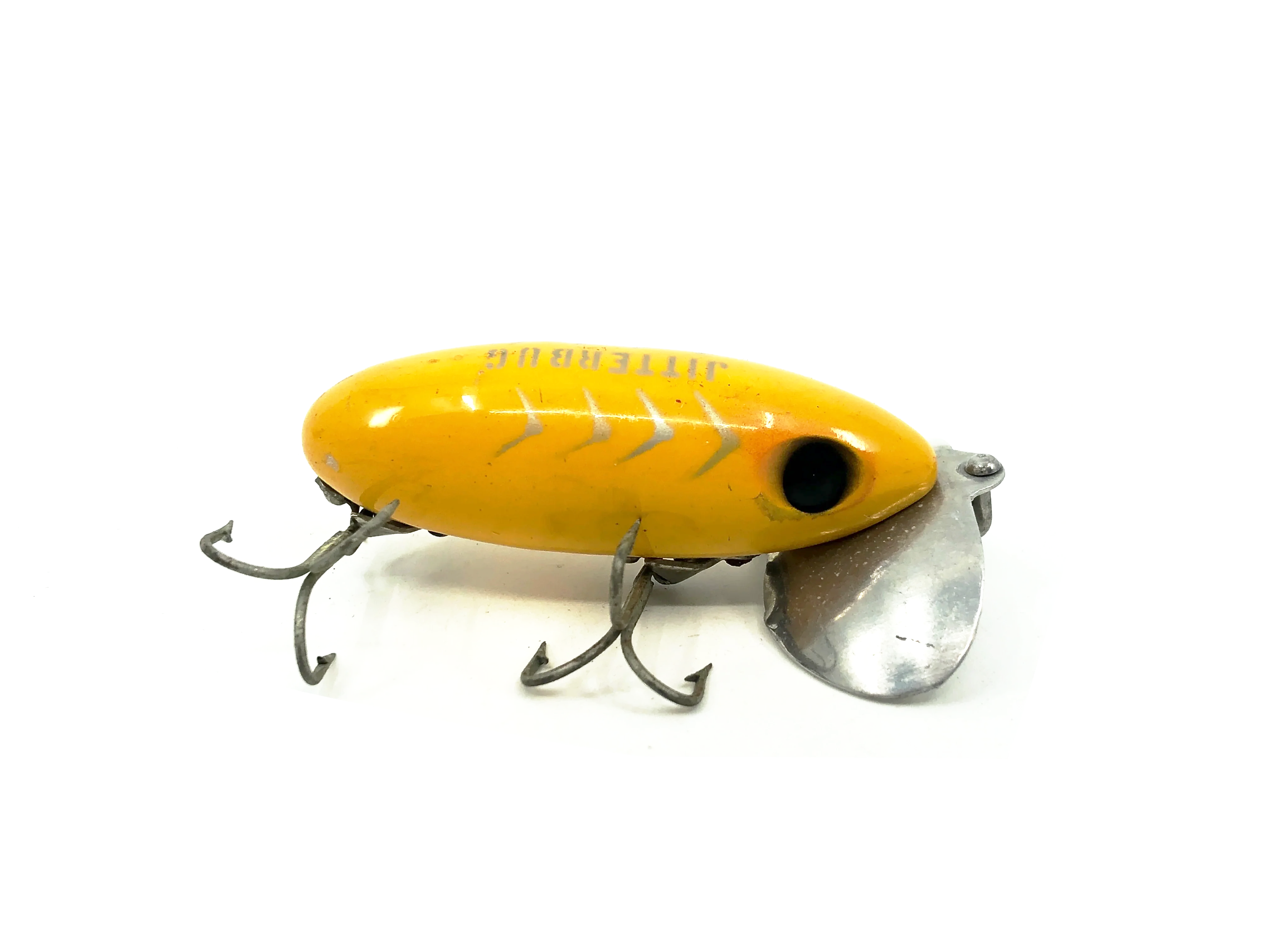 Arbogast Jitterbug 3/8oz, Yellow Shore Minnow Color – My Bait Shop, LLC