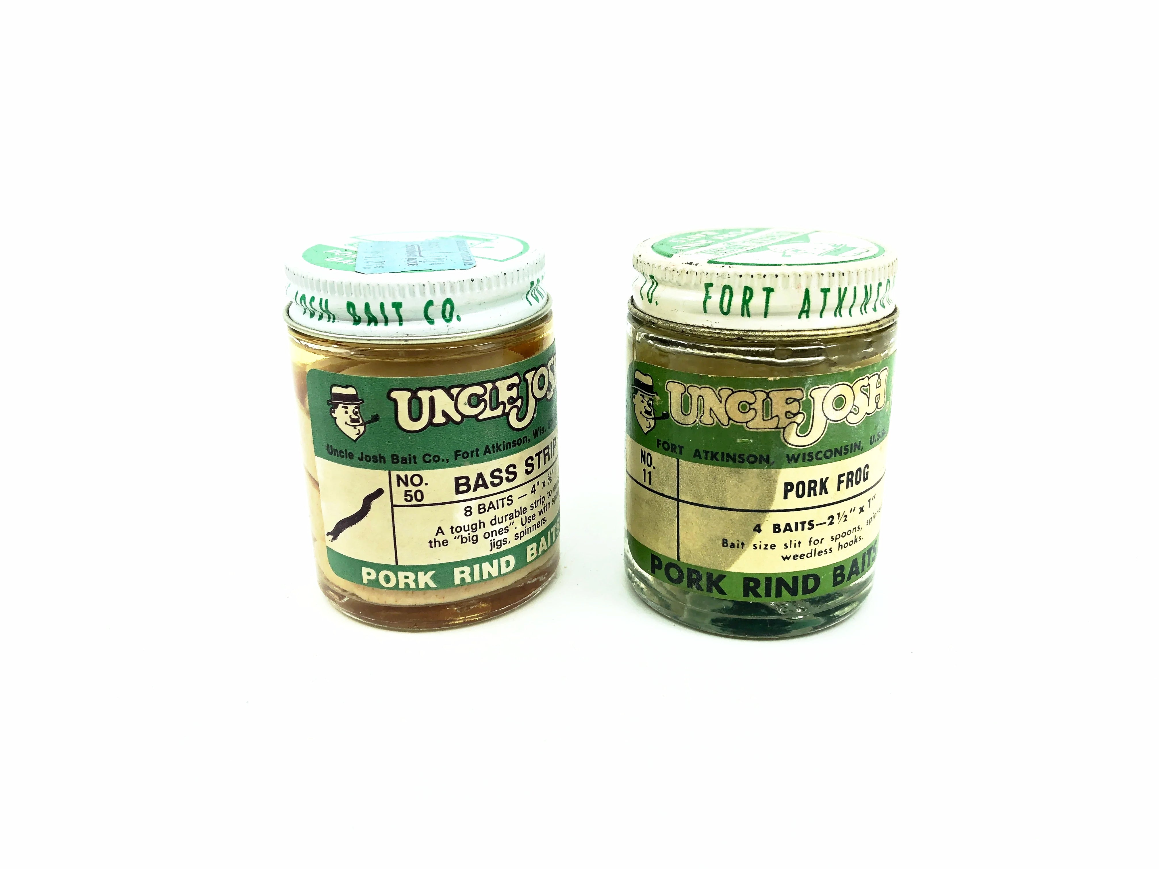 Uncle Josh Pork Rind Baits Combo, Pork Frog/Bass Strip – My Bait Shop, LLC