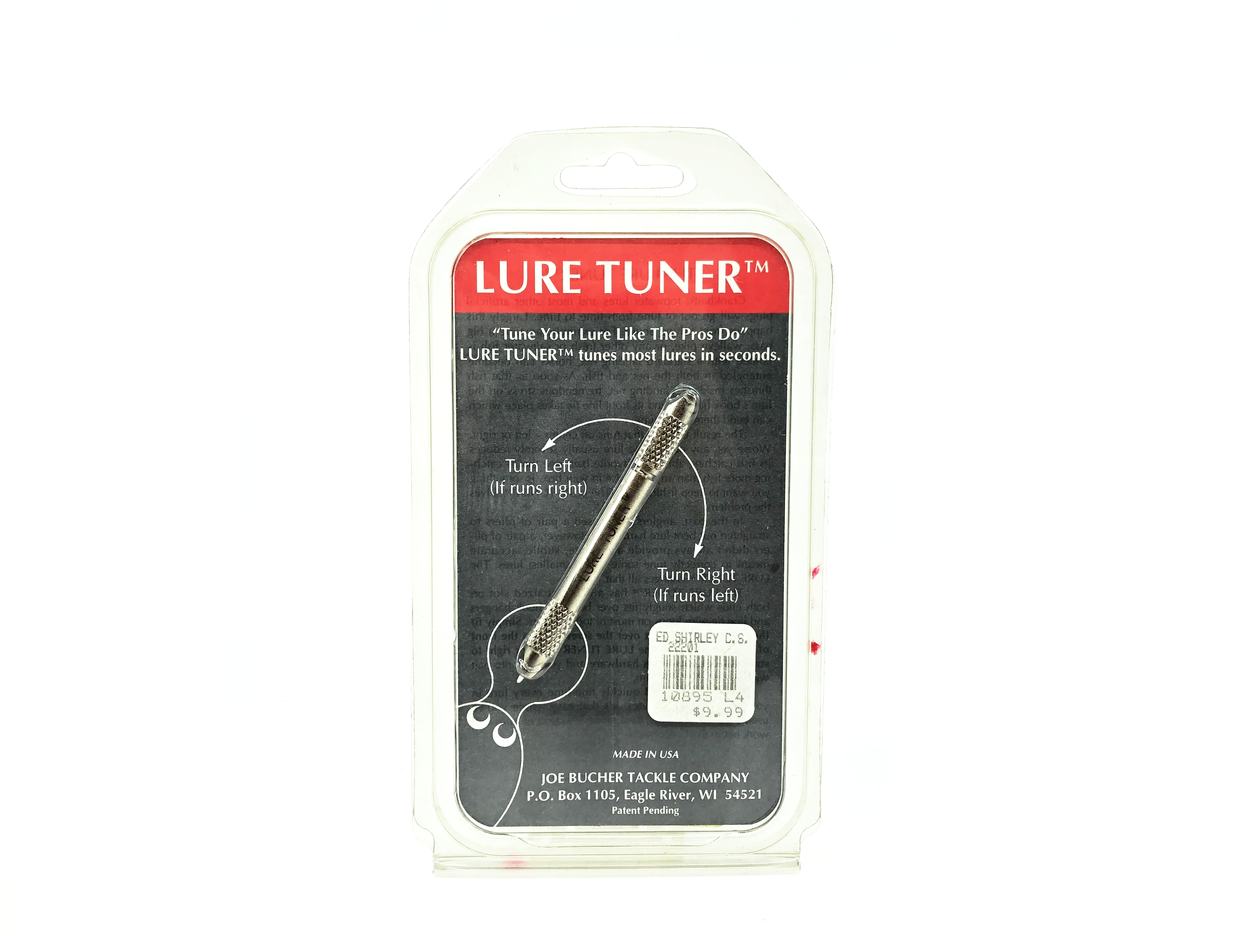 Joe Bucher Lure Tuner on Card – My Bait Shop, LLC