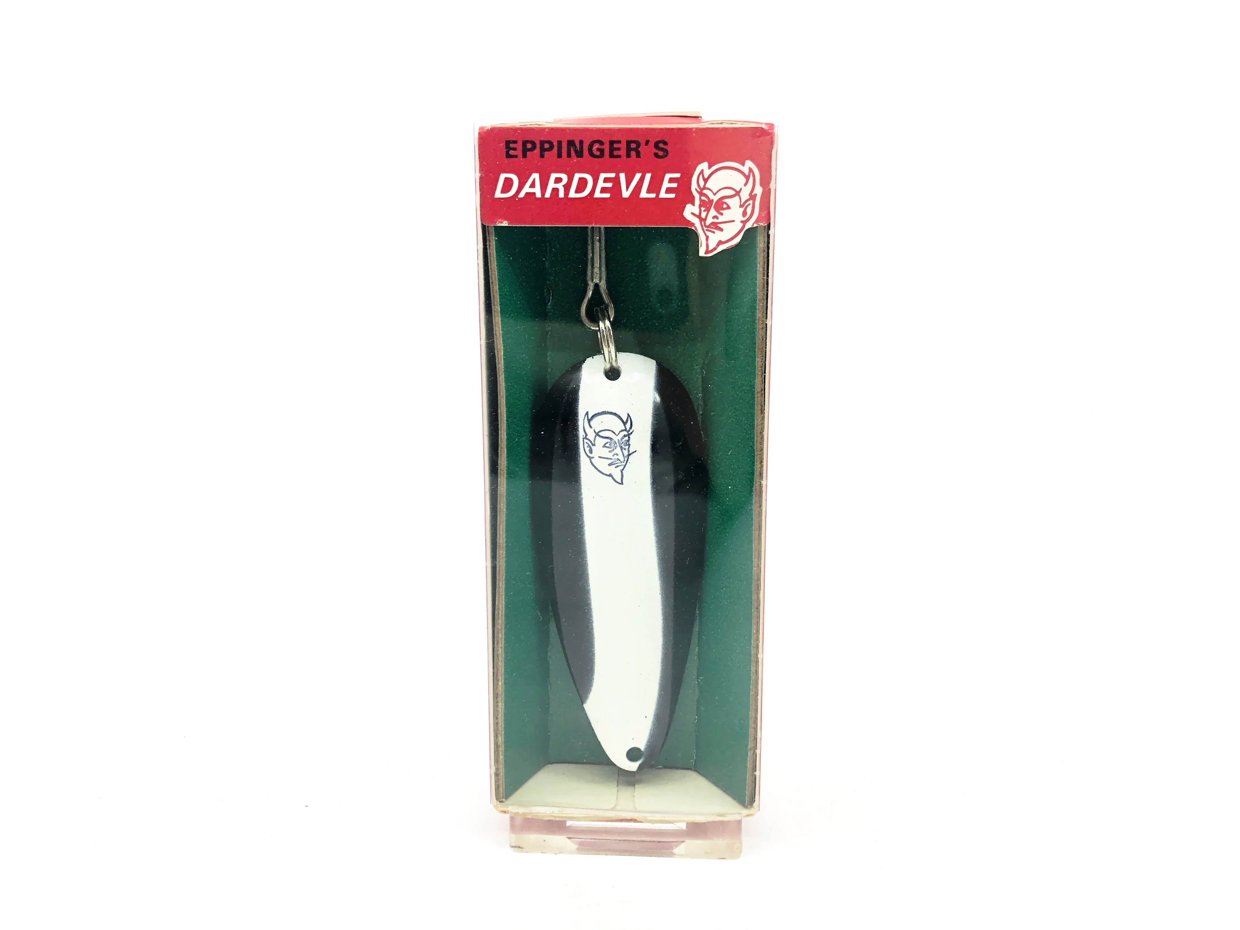 Eppinger Dardevle #100 Spoon, #02 Black/White Stripe Color with Box ...