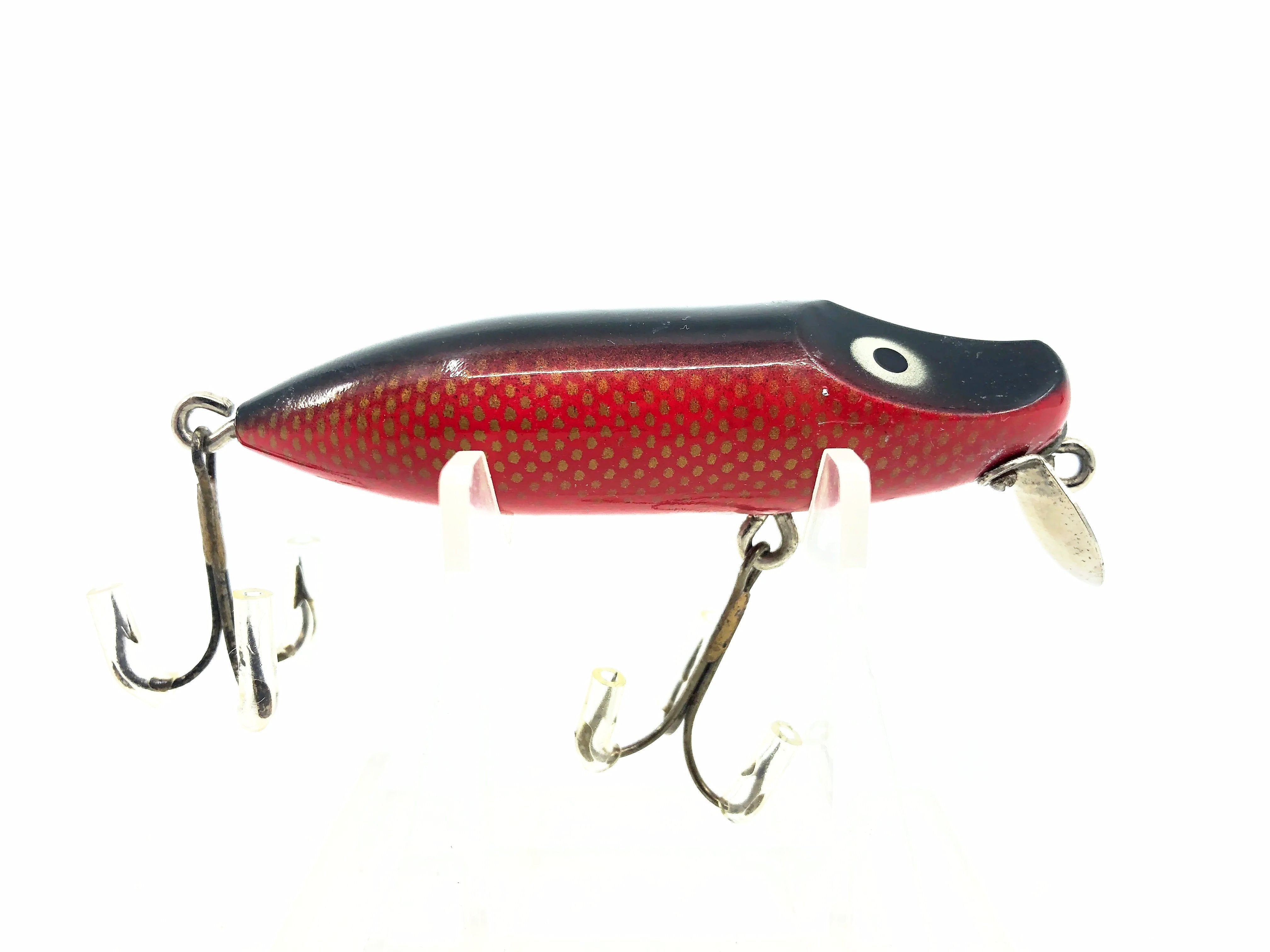 Paw Paw Floating Wiggler Series 3700, Red & Gold Scale Color – My Bait ...
