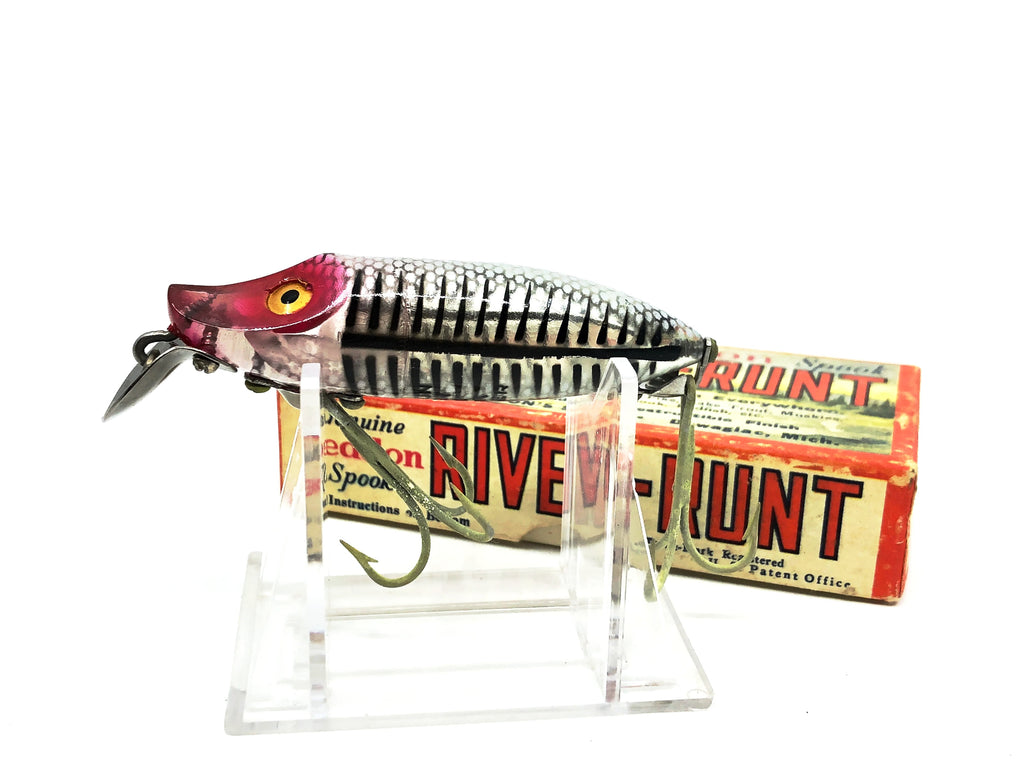 Heddon River Runt Spook Floater 9400-XRS, Silver Shore Minnow Color wi ...