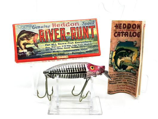 Heddon River Runt Spook Floater 9400-XRS, Silver Shore Minnow Color wi ...