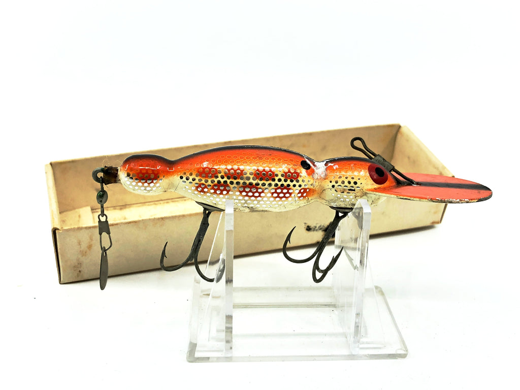 Bomber Wooden Waterdog 1600 Series, #85 Metascale Orange Back Shad Col ...