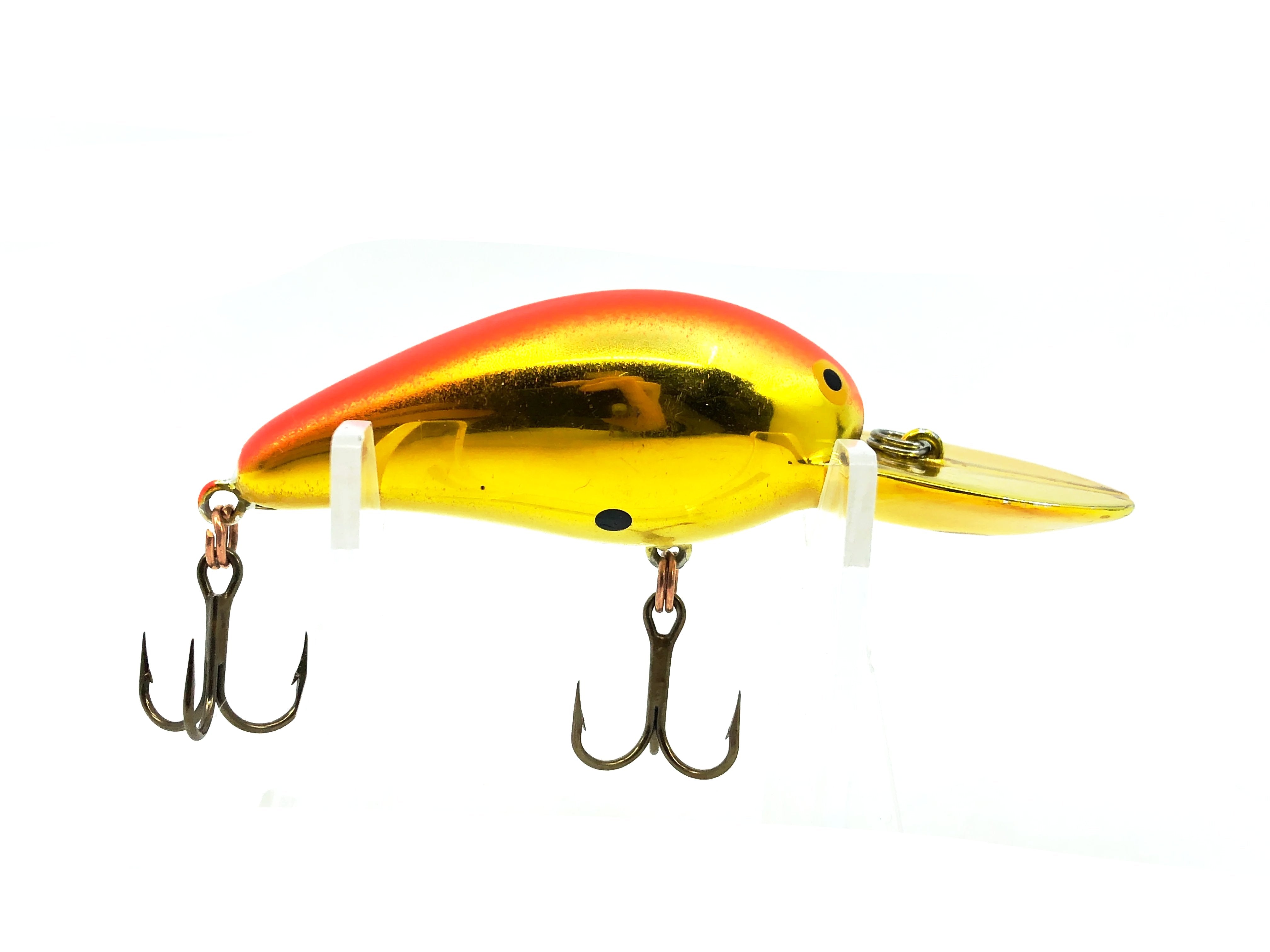 Bomber Model A 6A, MPKO Gold Chrome/Orange Fluorescent Color – My Bait ...