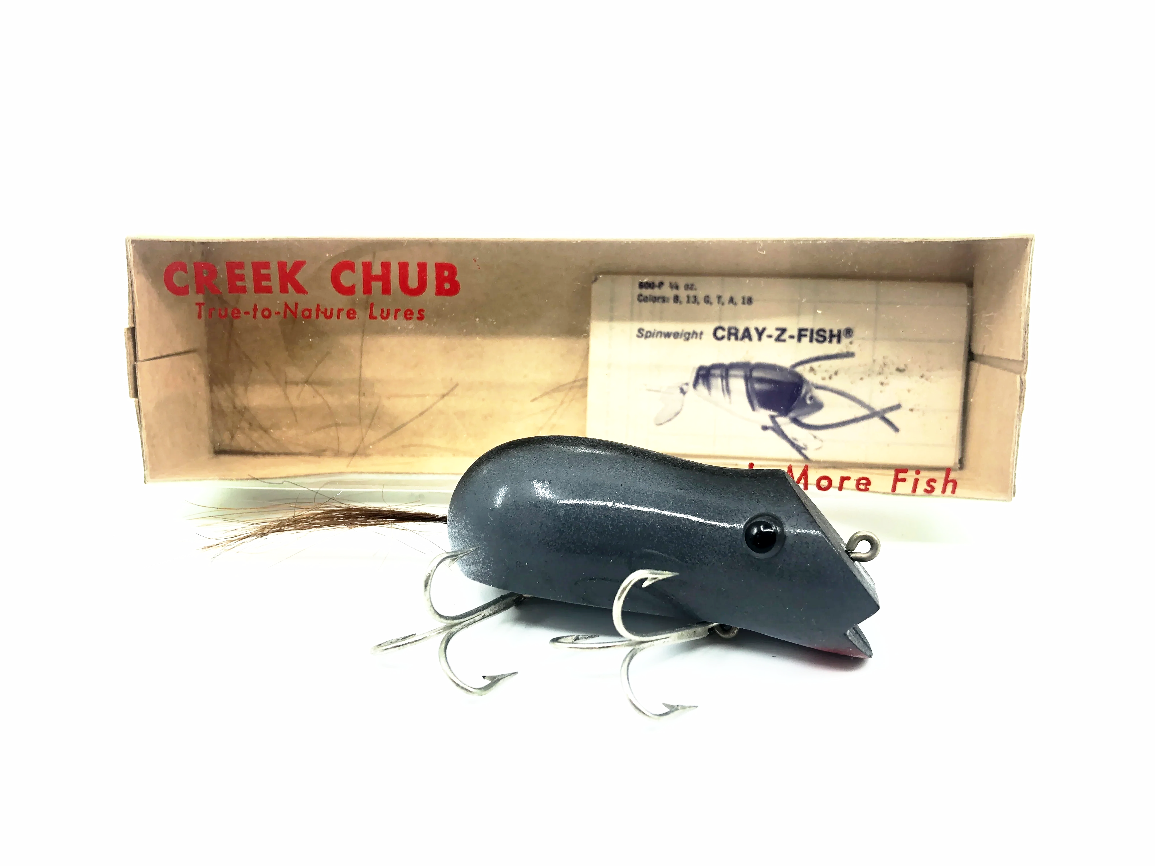 Creek Chub 6580 Mouse, Grey Color w/Box – My Bait Shop, LLC