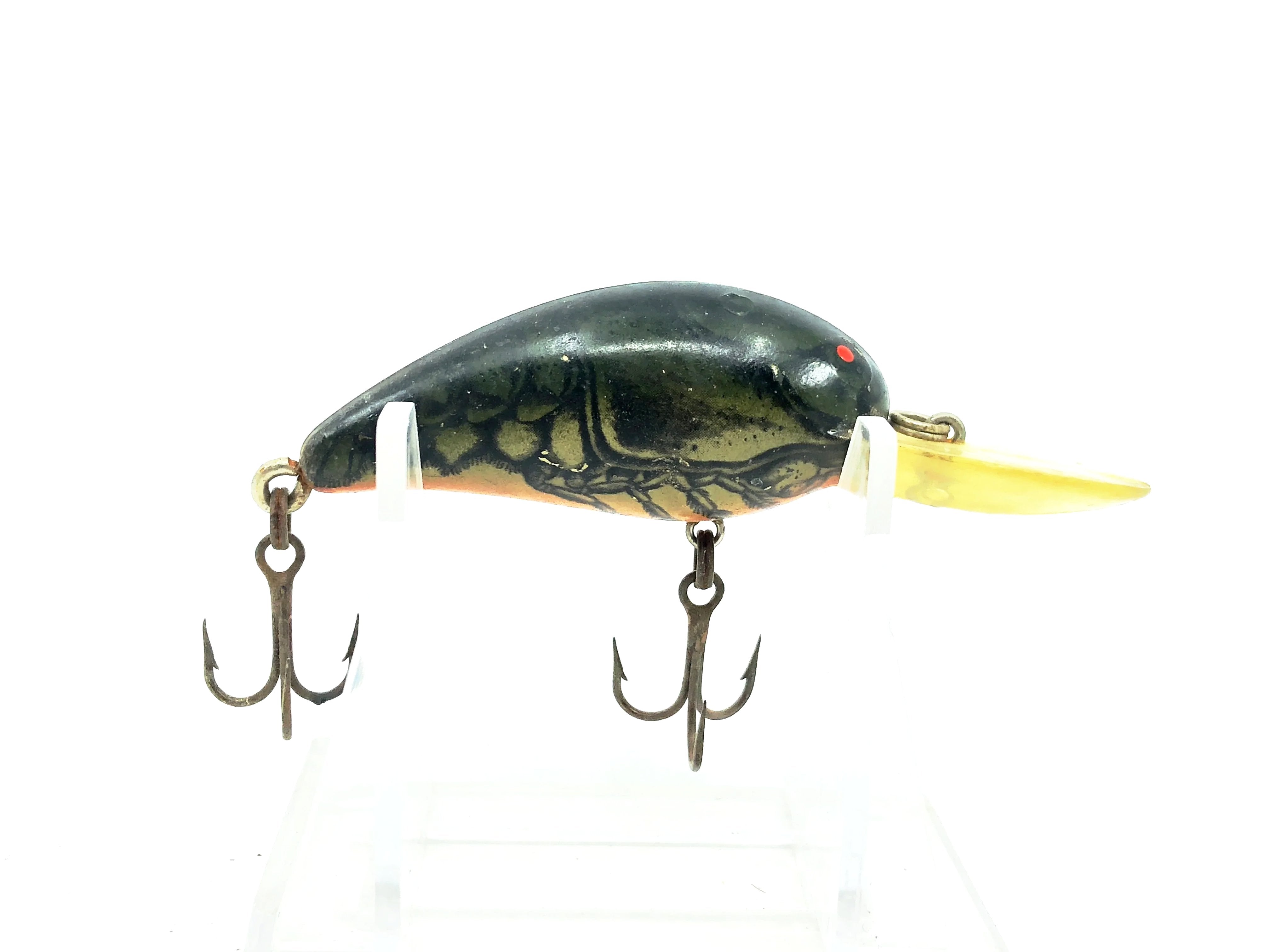 Bomber Model A 6A, XC2 Dark Green Crawfish Orange/Belly Color Screwtai ...