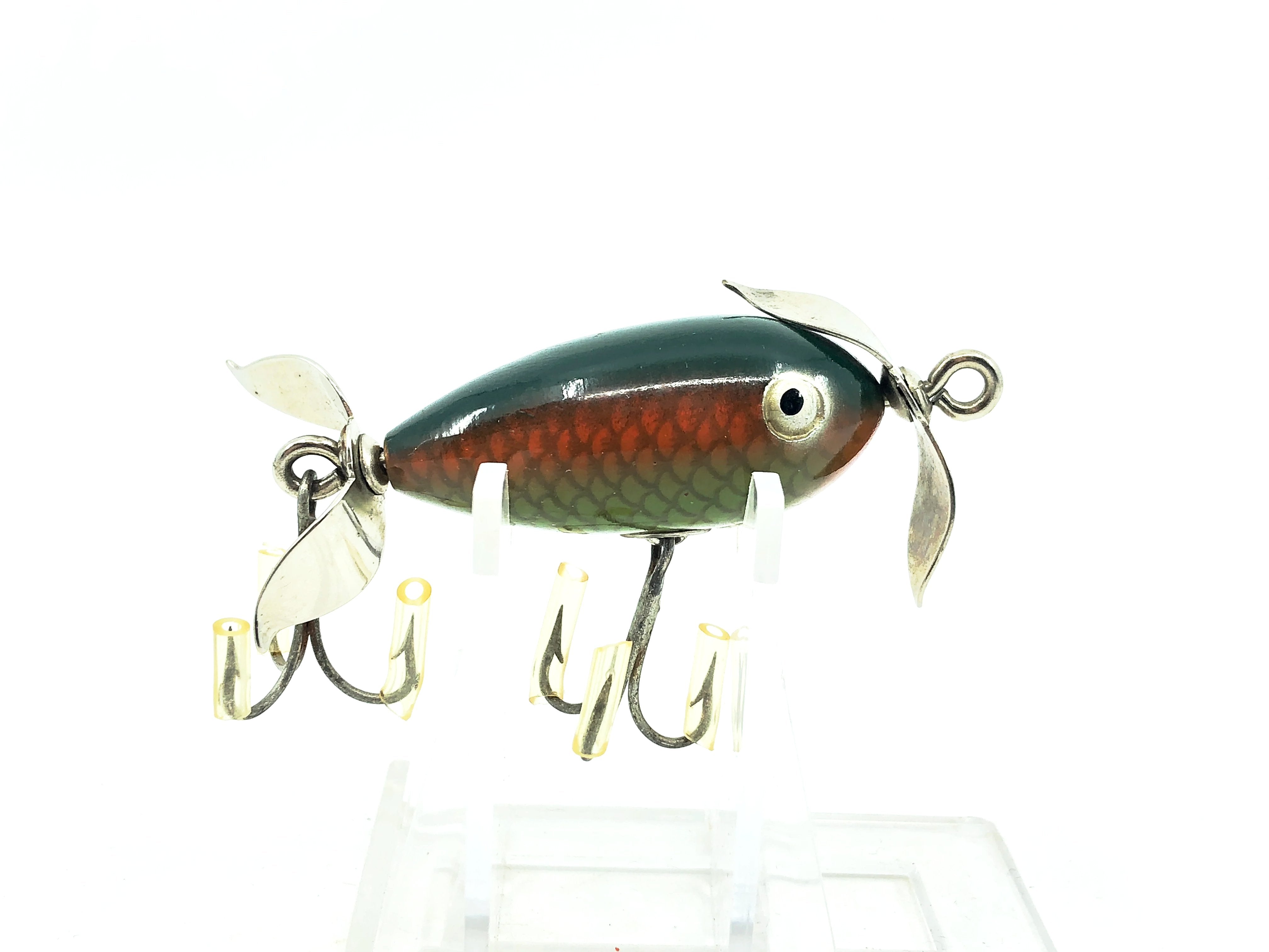 Shakespeare Midget Spinner, Black Back/Red/Green Scale Color – My Bait ...