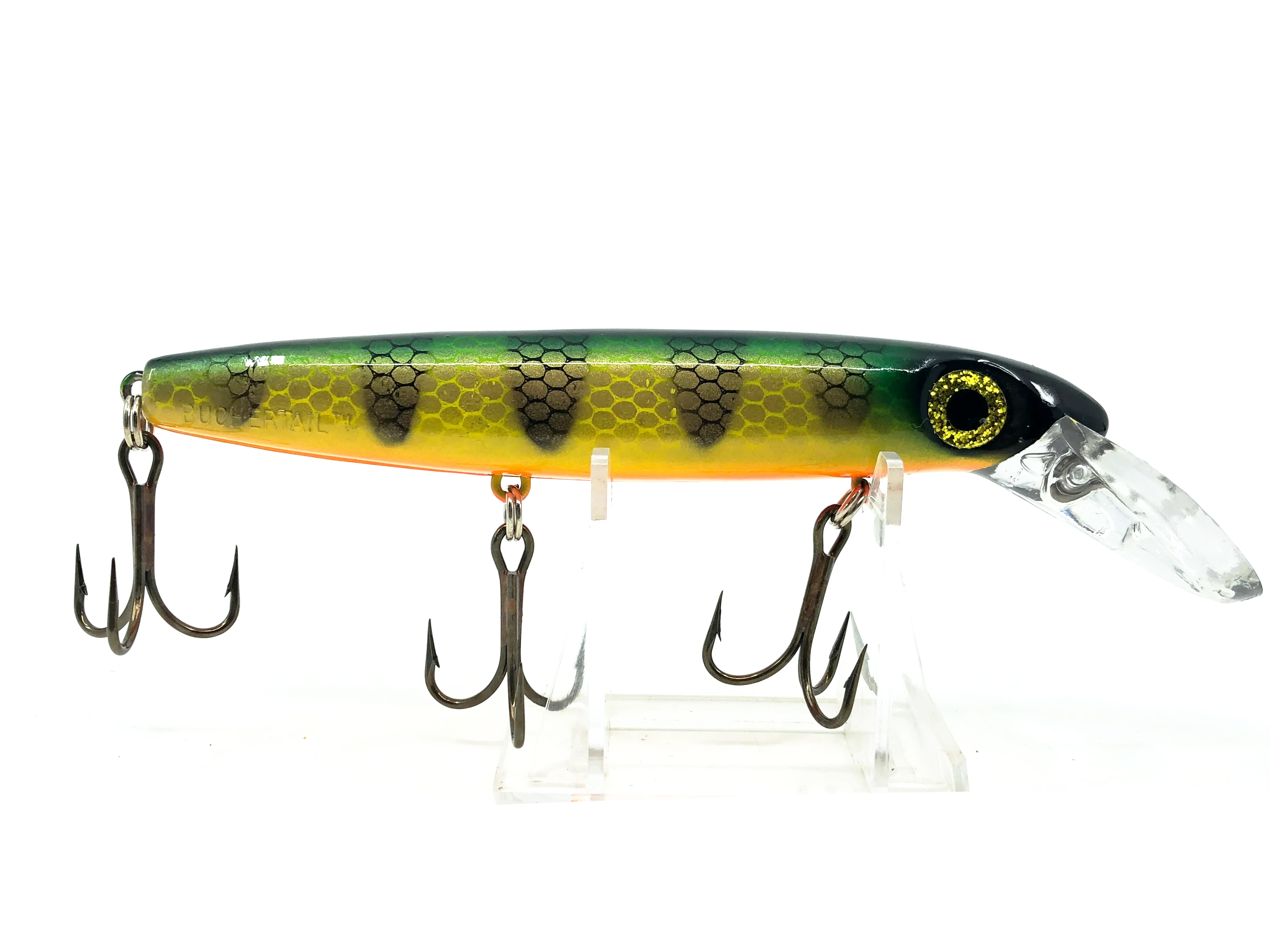 Joe Bucher Tackle Co. Buchertail Depth Raider 6", Natural Perch Color ...