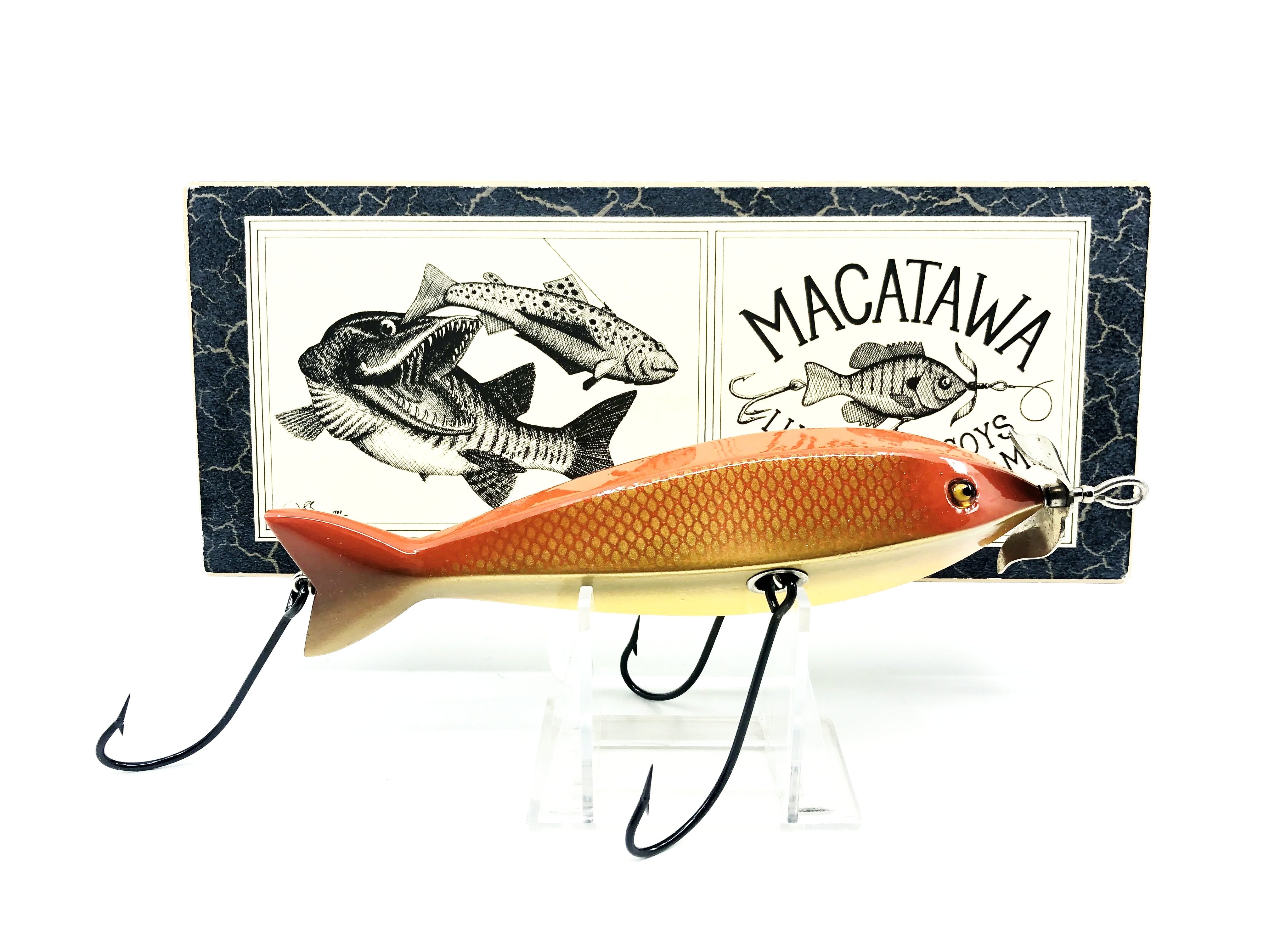 Macatawa Bait Co. 5 Sided Lure/Hex Sucker, Goldfish Color Lure w/Box-J ...